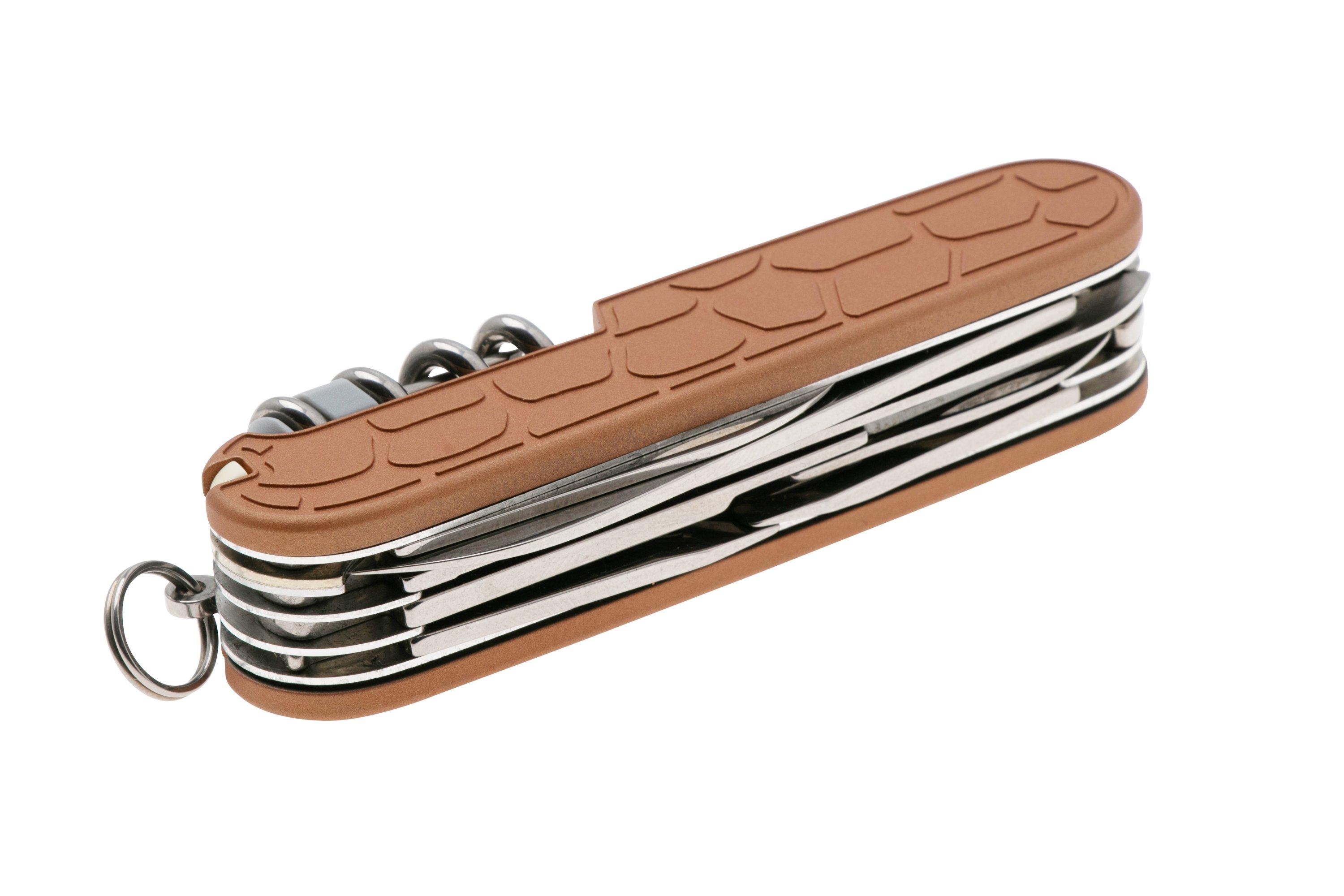 Lex Custom Victorinox 91 mm Scales V91LH347 Lizard Copper Titanium ...