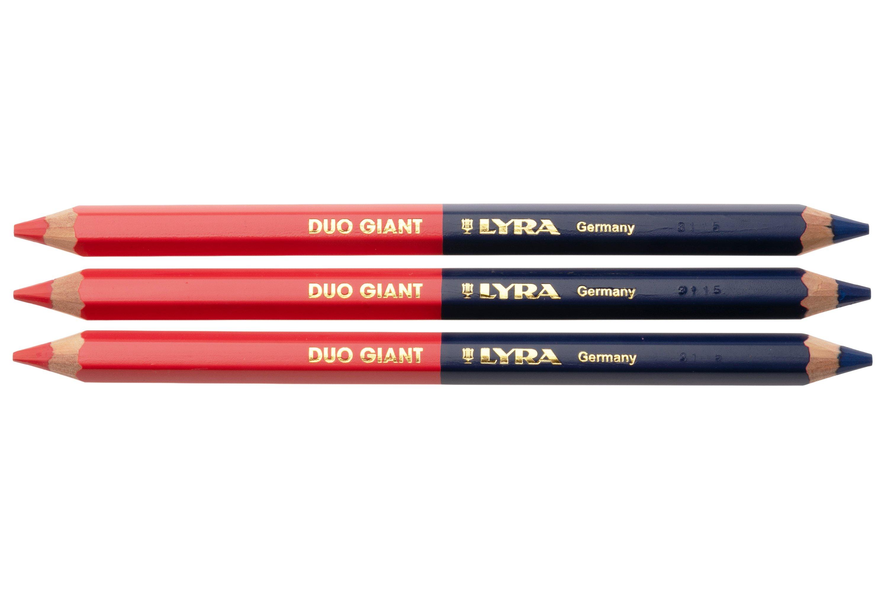 LYRA Duo Giant Red/Blue L2938002 set de 3 critériums, rouge et bleu ...