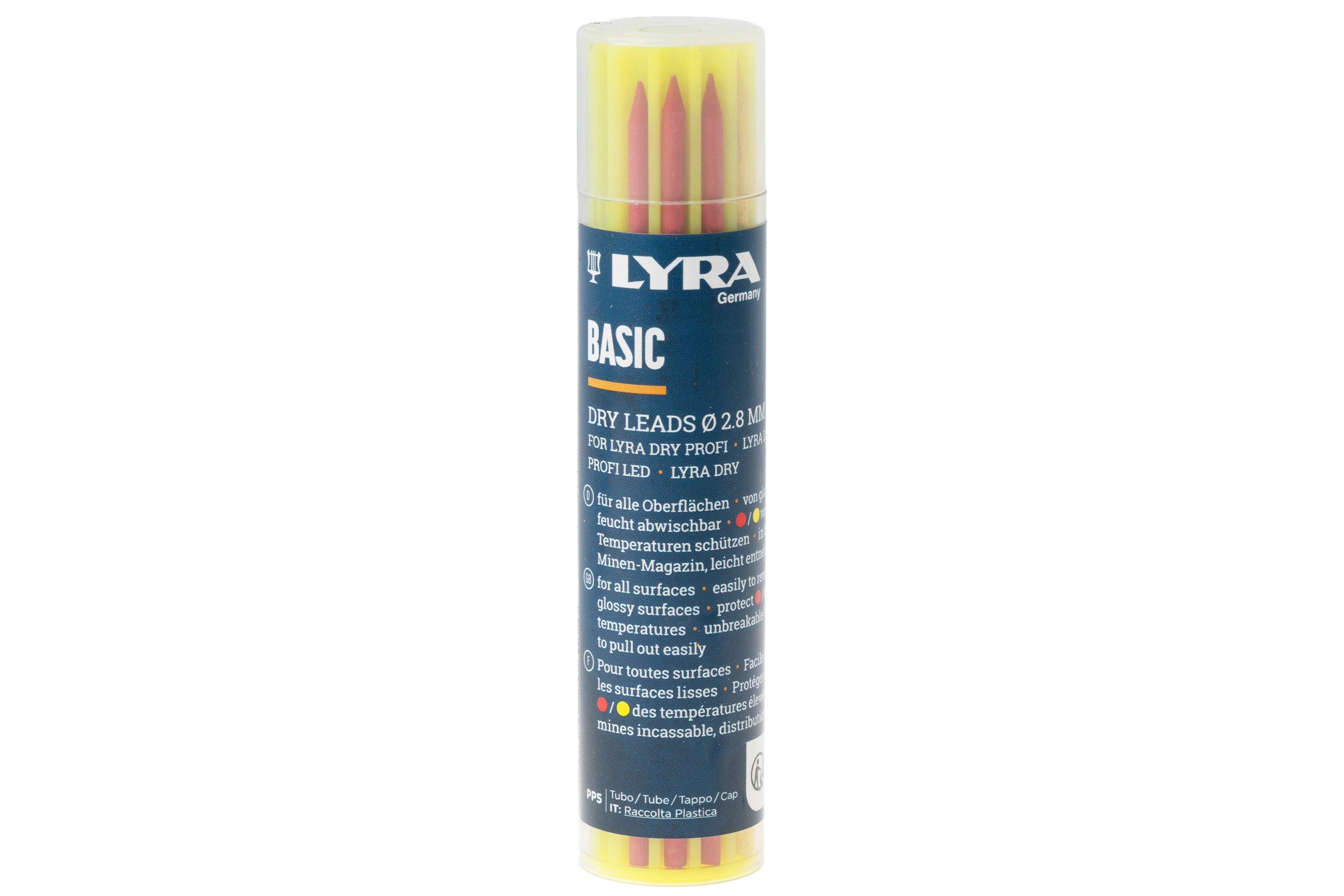 LYRA Dry Lead Refill Basic Universal L4499401 Assorted Colours, set of ...