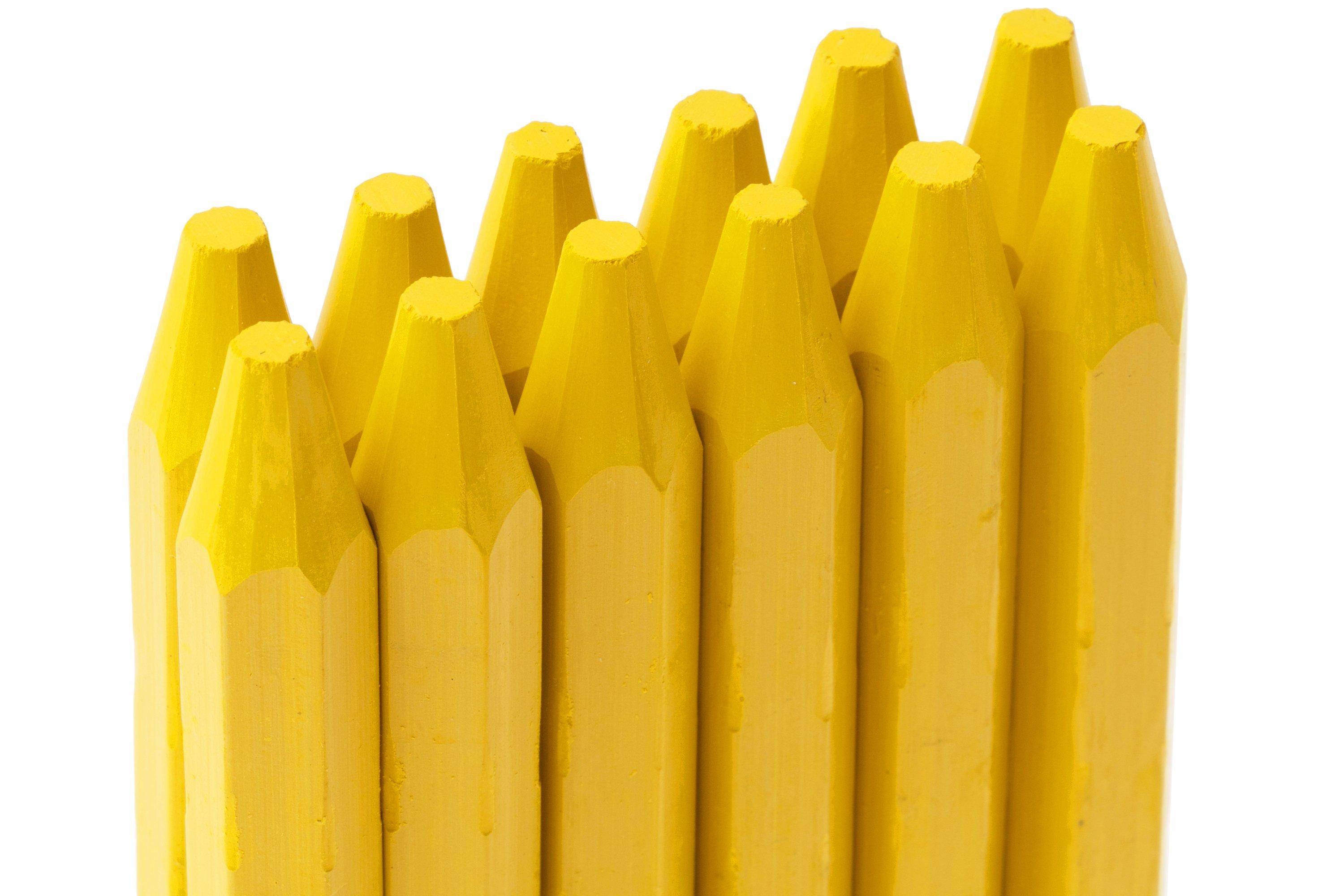 LYRA 795 Basic L4850007 Yellow Chalk, set of 12 marker crayons, yellow ...