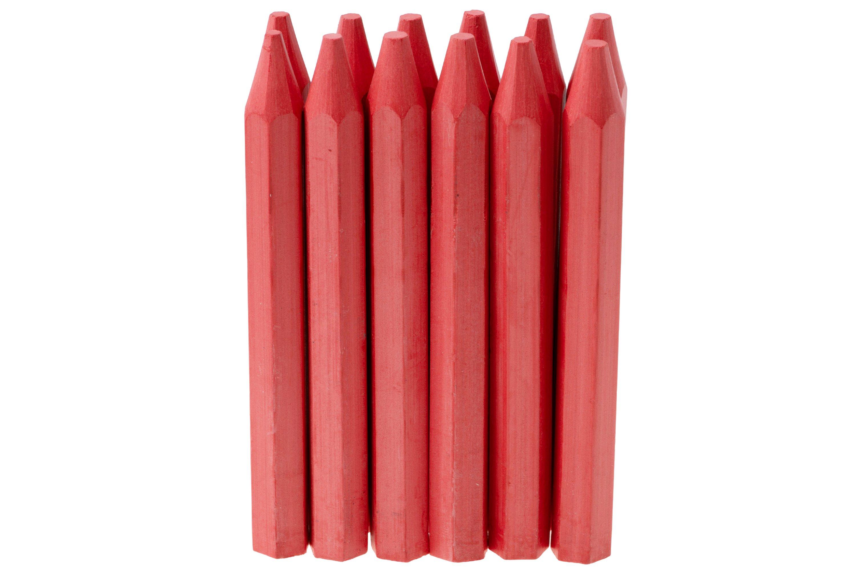 LYRA 795 Basic L4850017 Red Chalk, set of 12 marker crayons, red ...