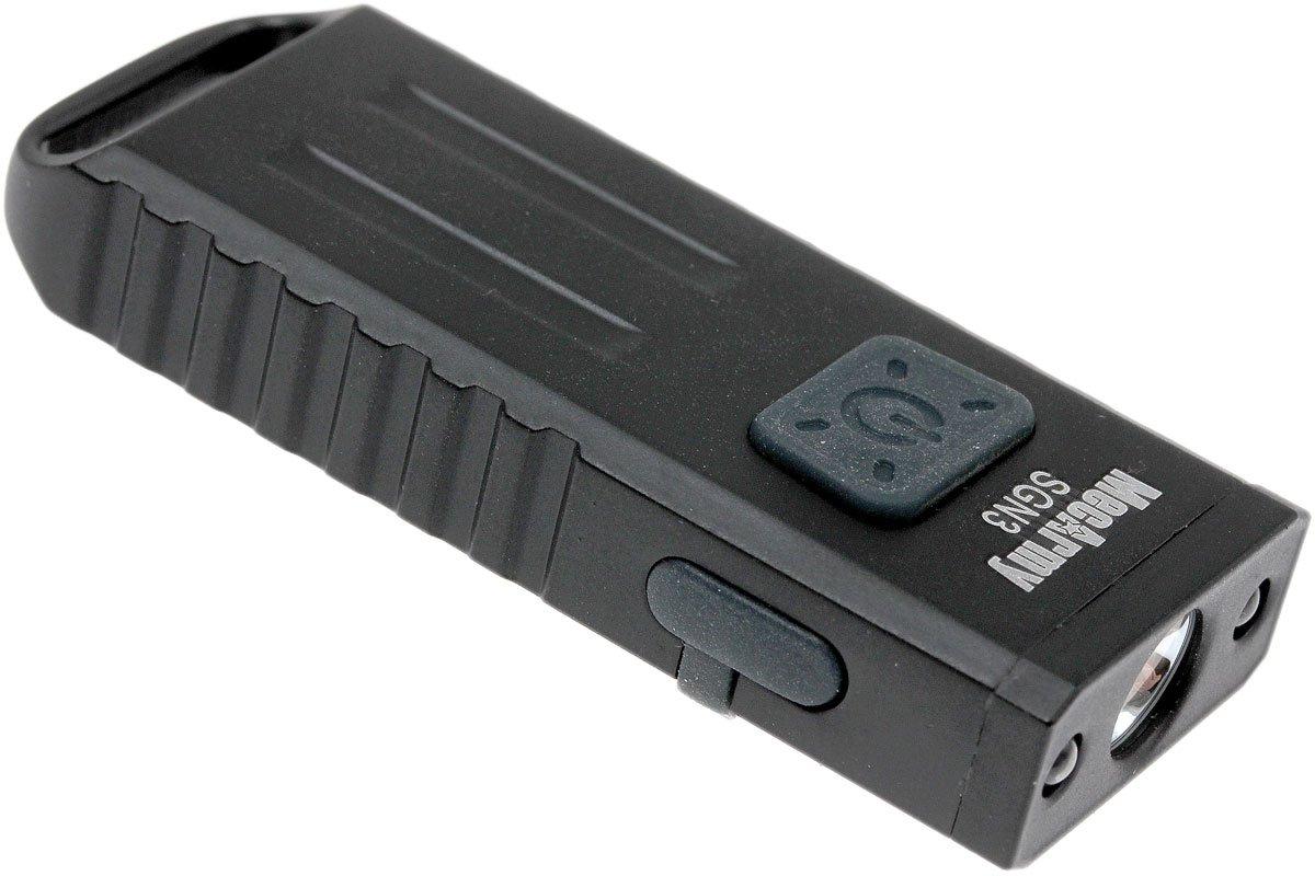 MecArmy SGN3 oplaadbare sleutelhangerzaklamp, zwart | Voordelig kopen ...