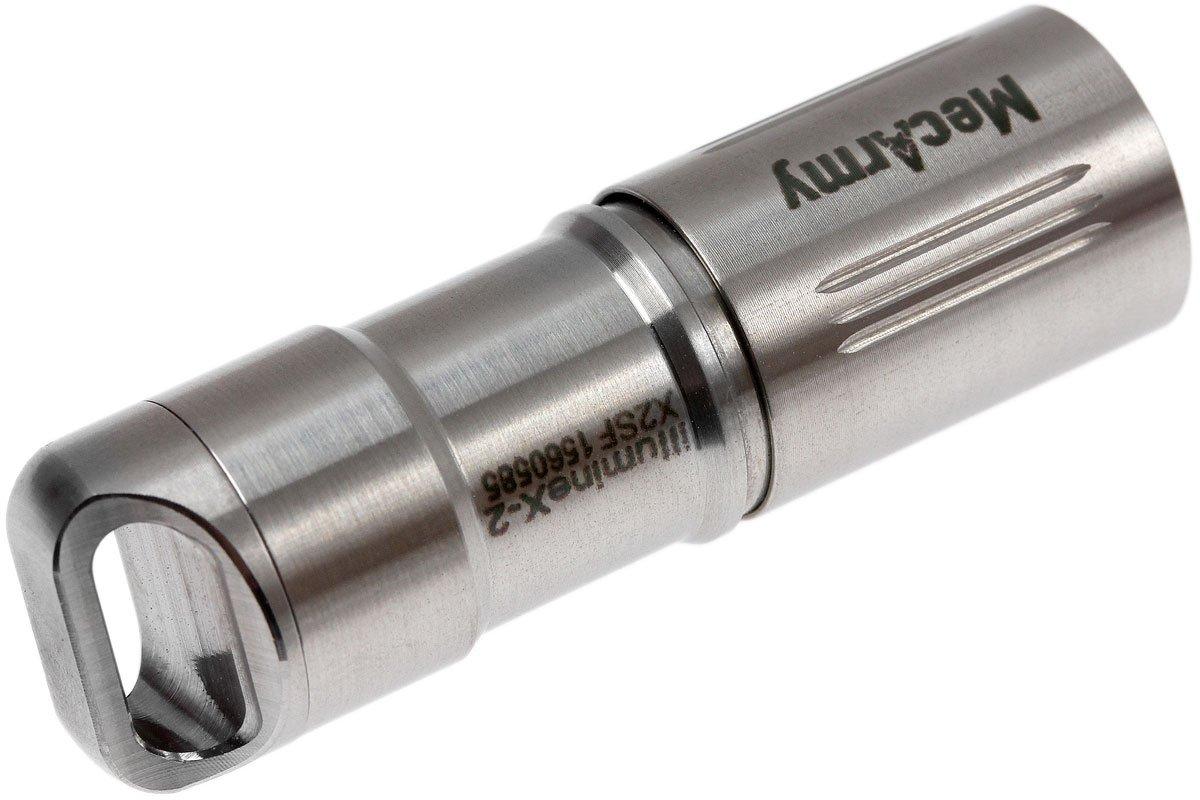 MecArmy illumineX-2 rechargeable torch, stainless steel ...