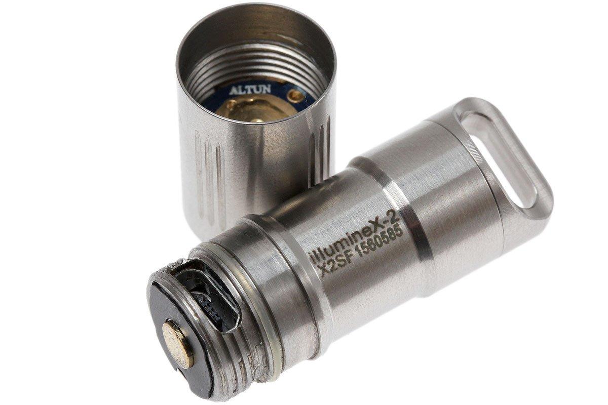 MecArmy illumineX-2 rechargeable torch, stainless steel ...