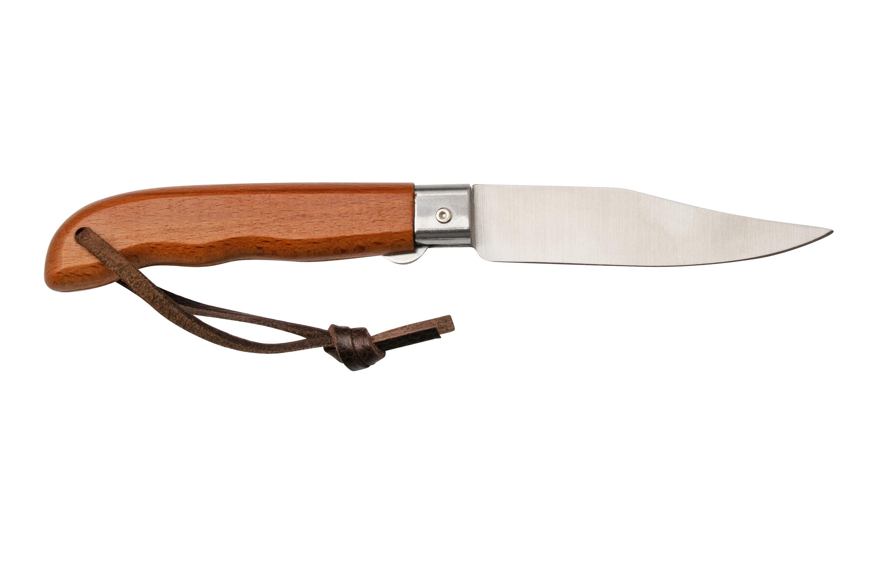 MAM Sportive, lame de 8.3 cm, linerlock, cordon en cuir 2048 couteau de ...