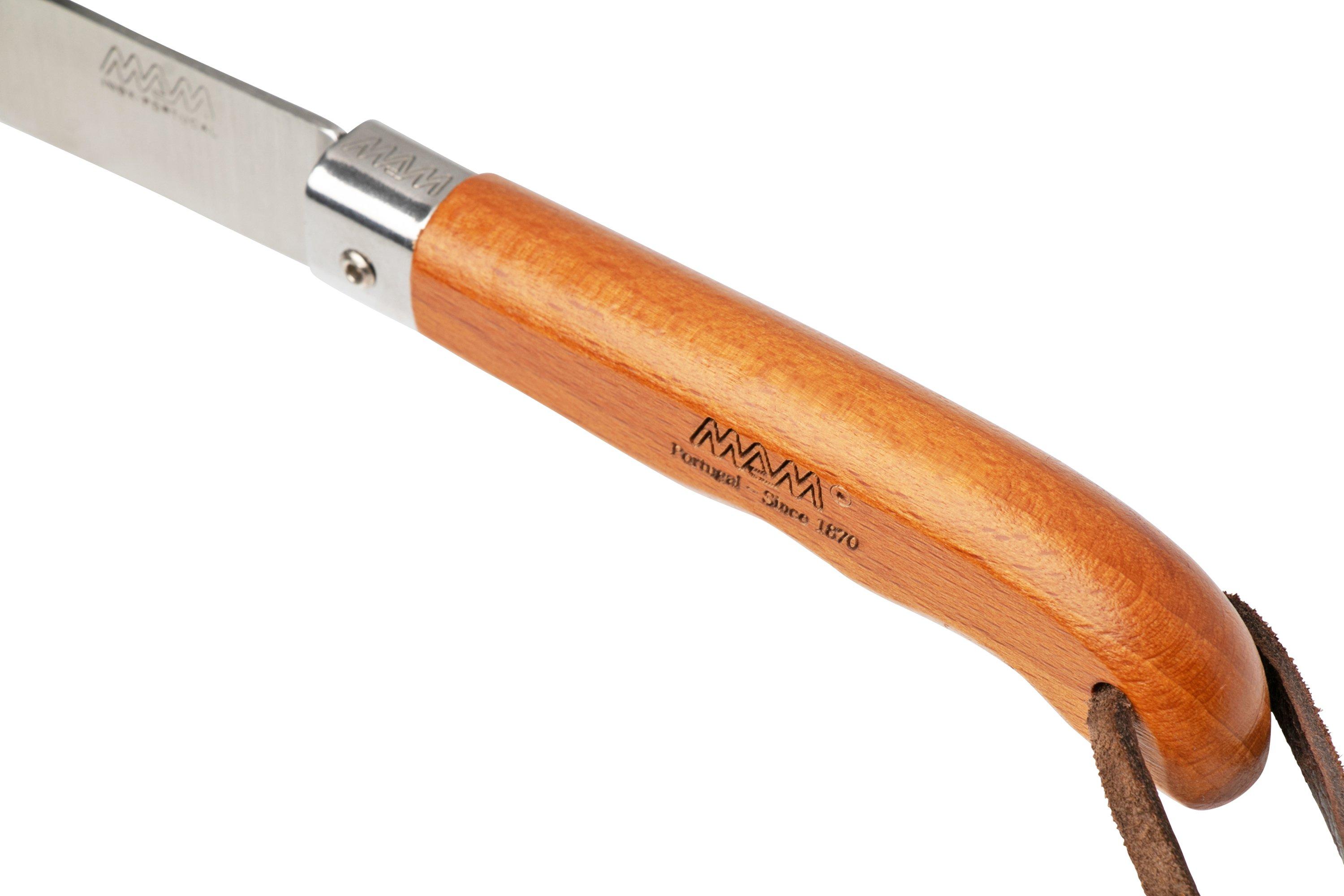 MAM Sportive, lame de 8.3 cm, linerlock, cordon en cuir 2048 couteau de ...