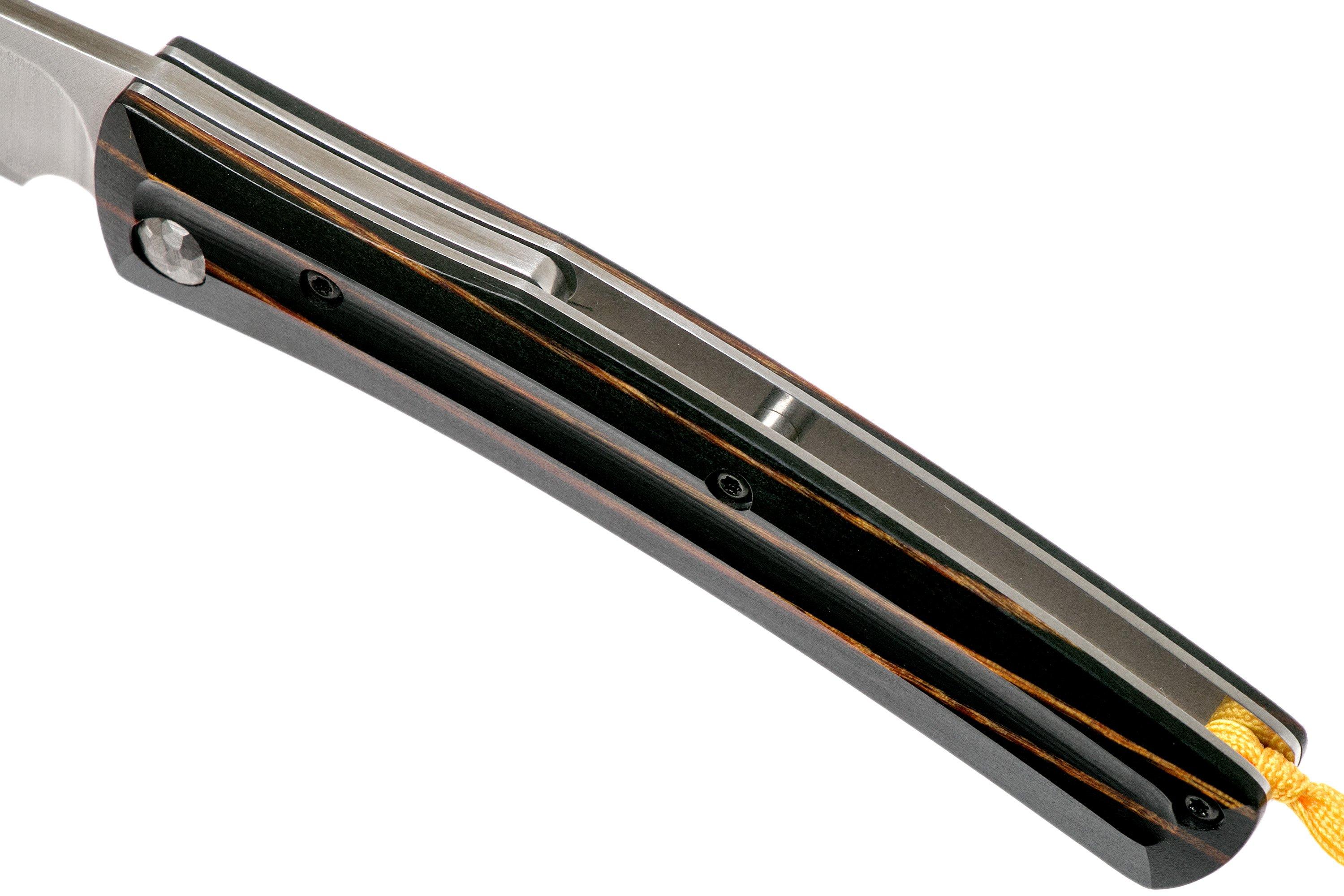 Mcusta MC-192C Friction Folder Black-Yellow Wood | Advantageously ...