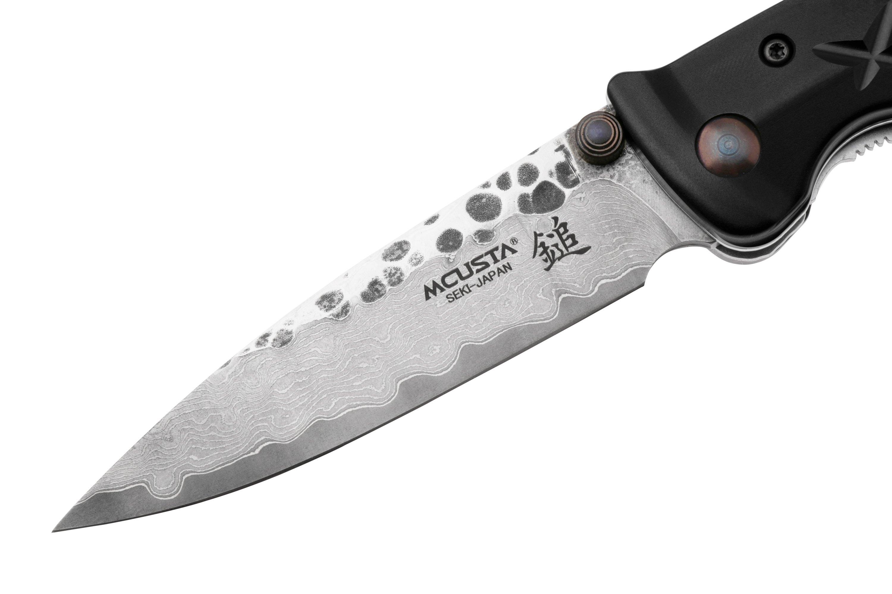 Mcusta MC-161D Fusion, black, faca de cavalheiro | Compras vantajosas ...