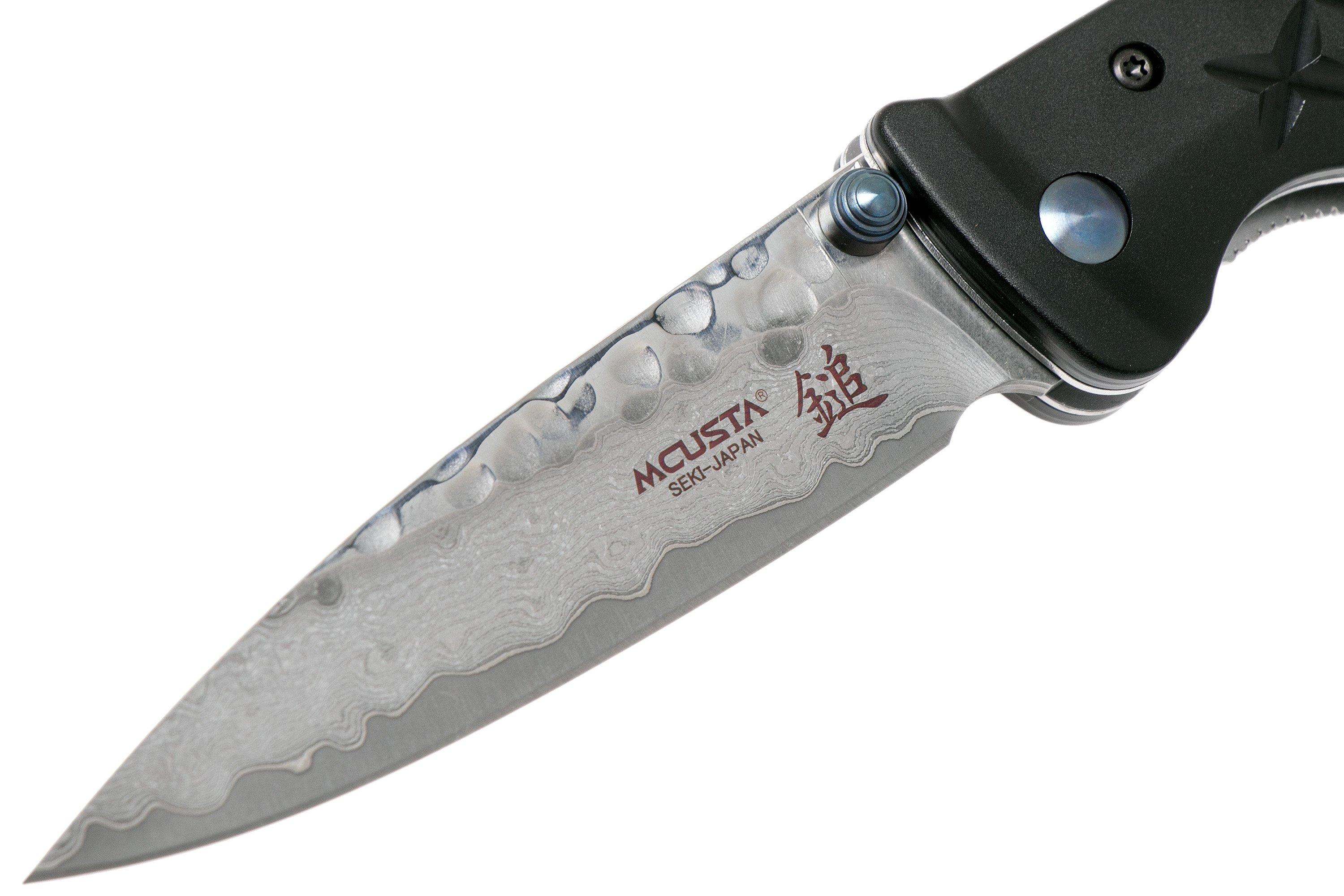 Mcusta MC-161D Fusion, black, handle/blade: black aluminium and ...
