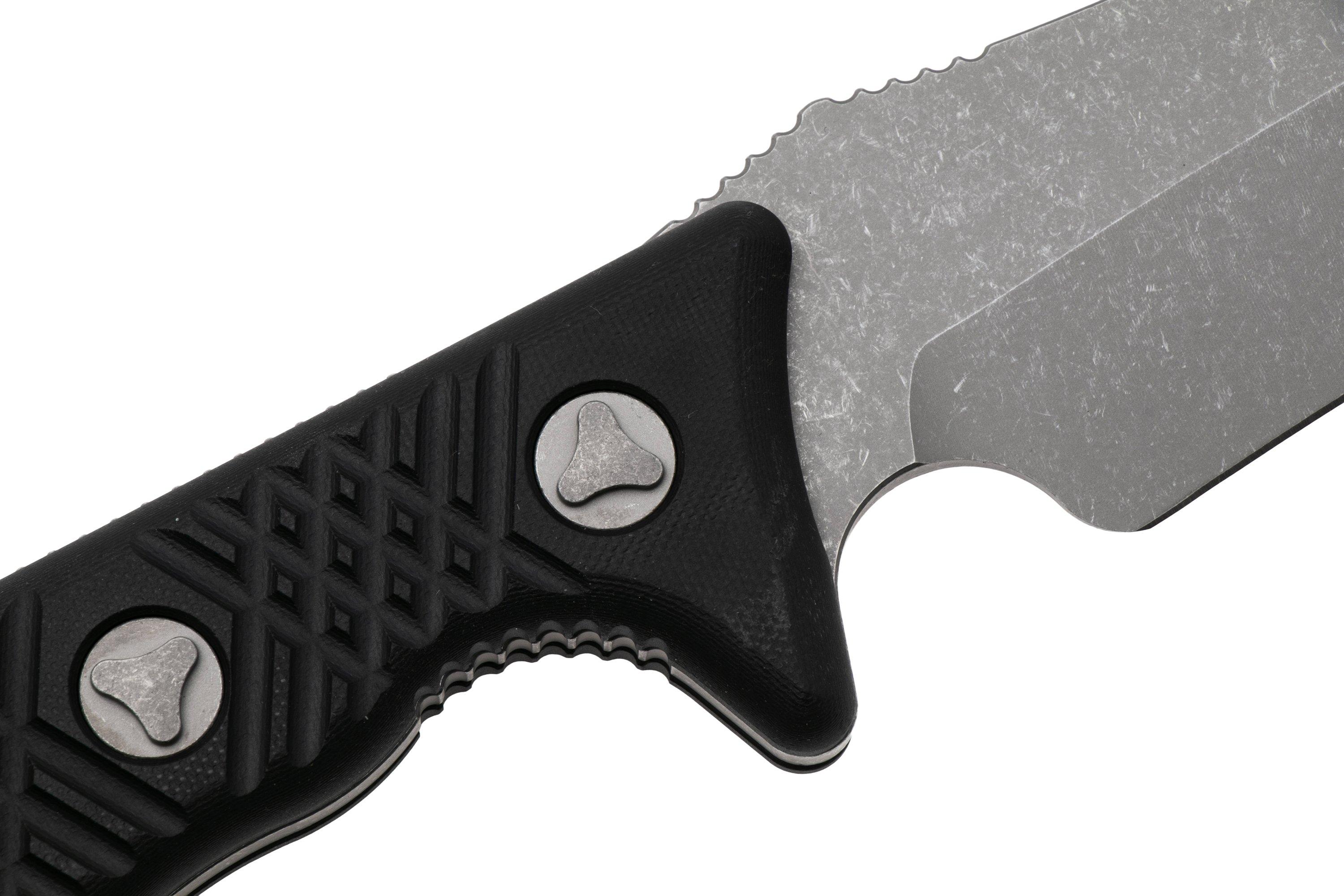 Microtech Arbiter 104-10AP, Apocalyptic Stonewashed M390, Milled Black ...