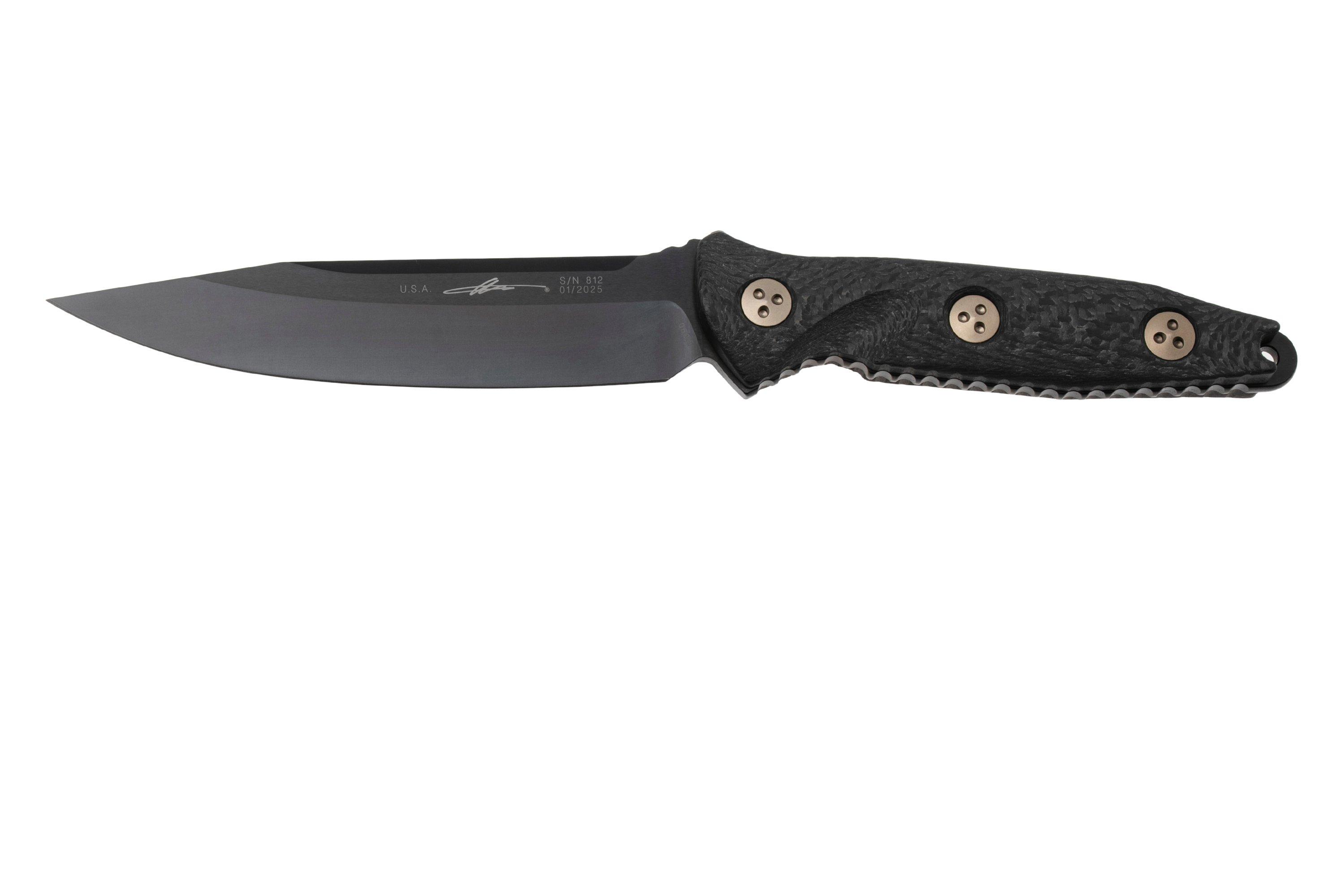 Microtech Socom Alpha 113-1DLCCFS, Black DLC M390, Black Carbon Fiber, Fahrtenmesser | Günstiger ...