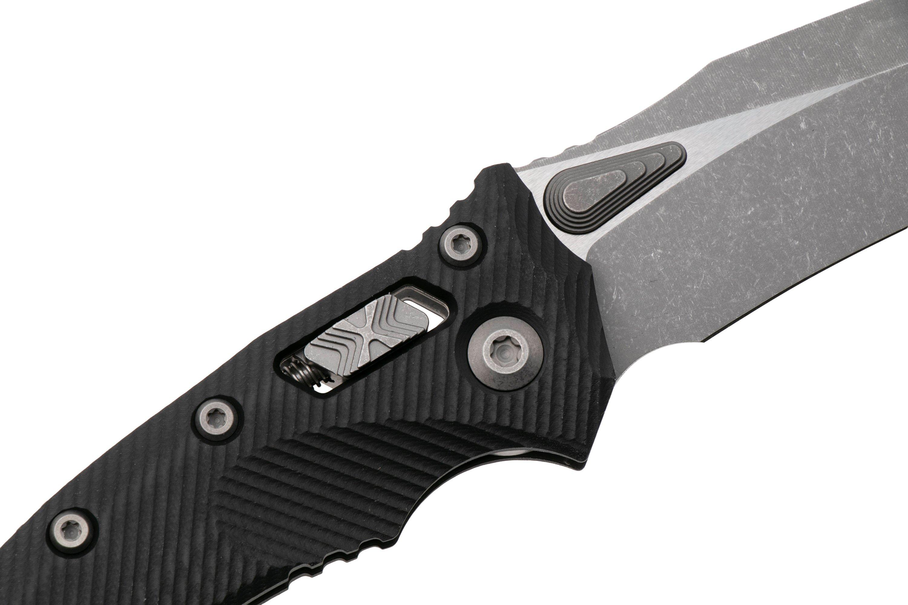 Microtech Amphibian 137RL-10APFLGTBK, Apocalyptic Stonewashed M390MK ...