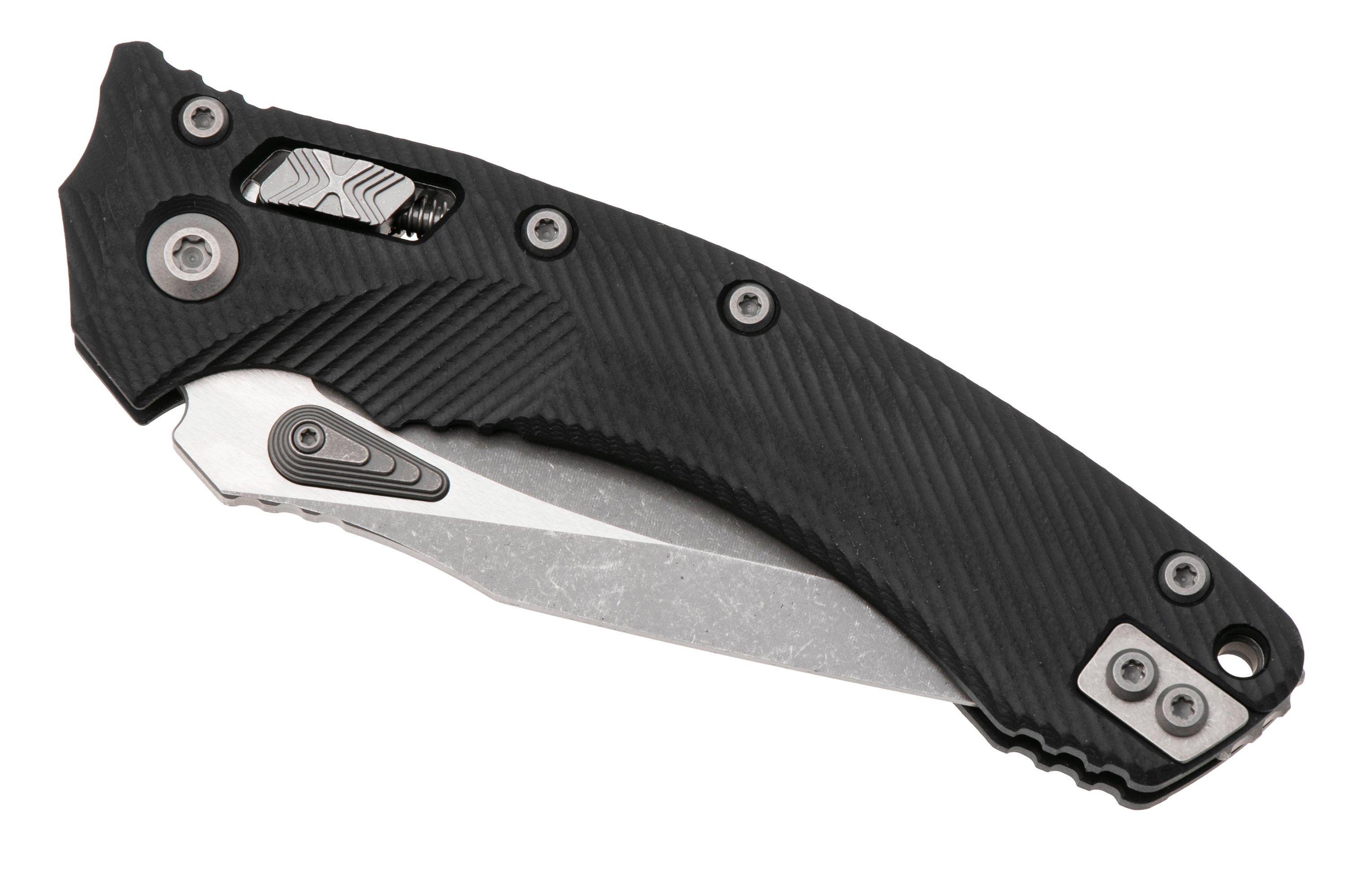 Microtech Amphibian 137RL-10APFLGTBK, Apocalyptic Stonewashed M390MK ...