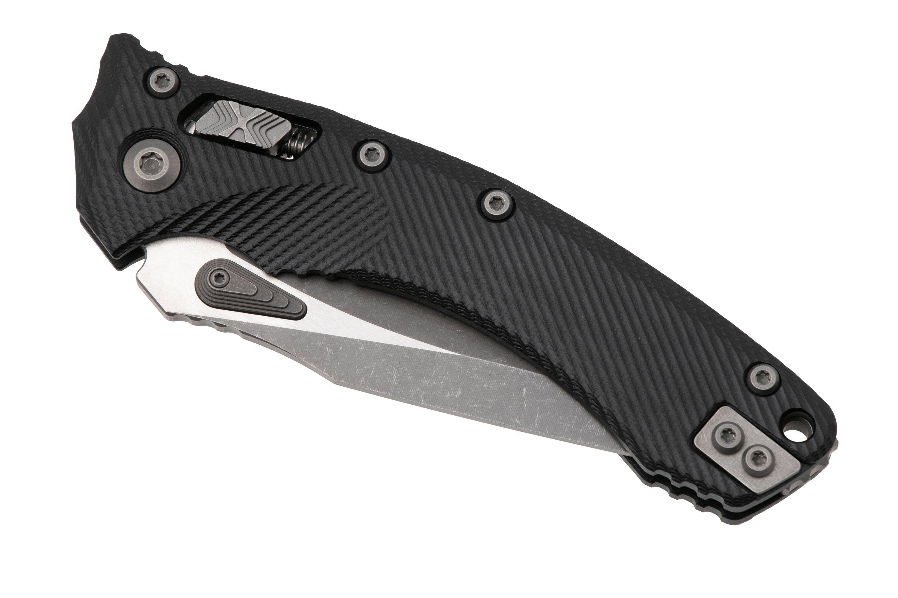 Microtech Amphibian 137RL-11APFLGTBK, Apocalyptic Stonewashed M390MK ...