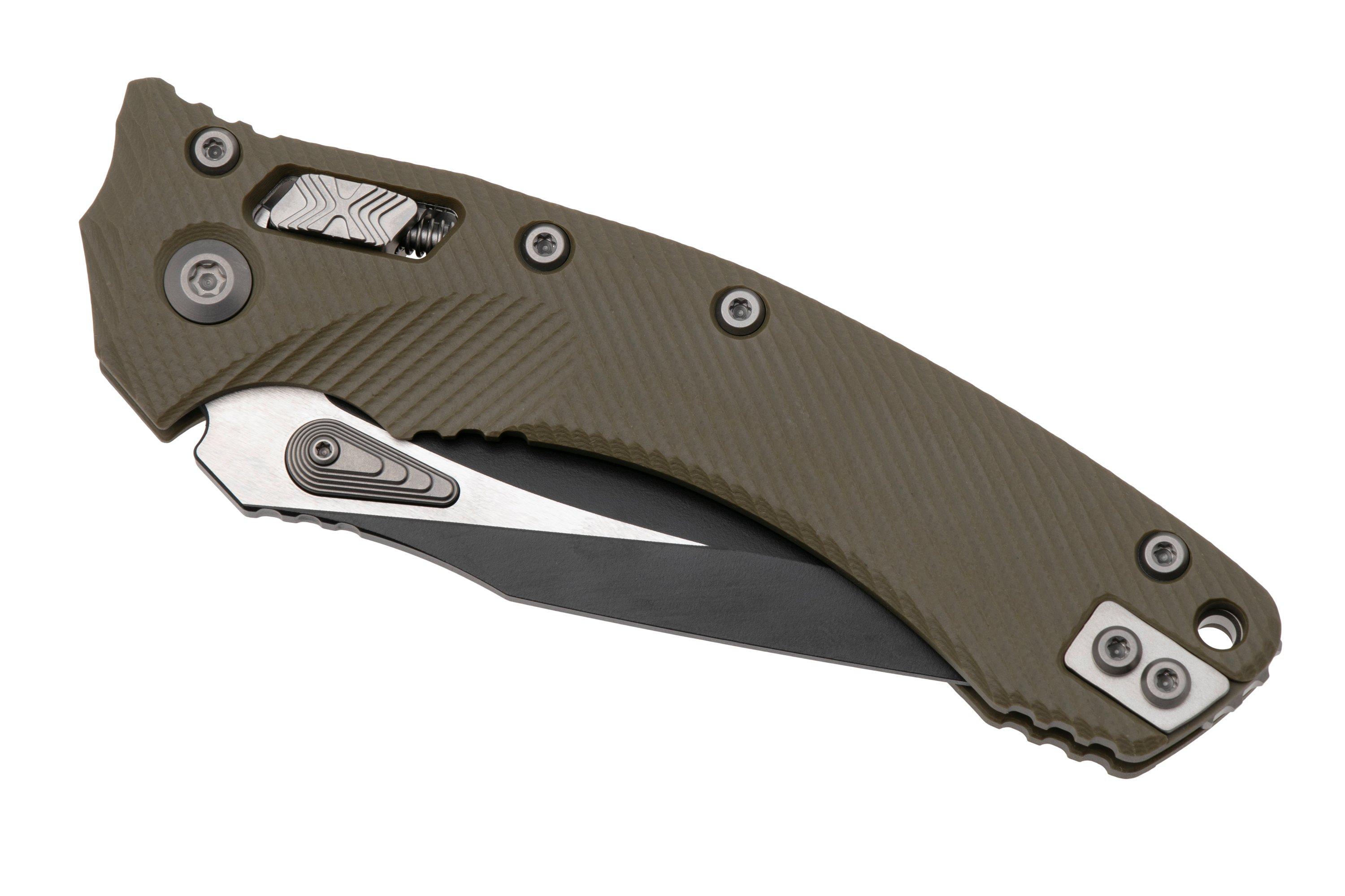 Microtech Amphibian 137RL-1FLGTOD, Two Tone Black M390MK, Fluted OD ...
