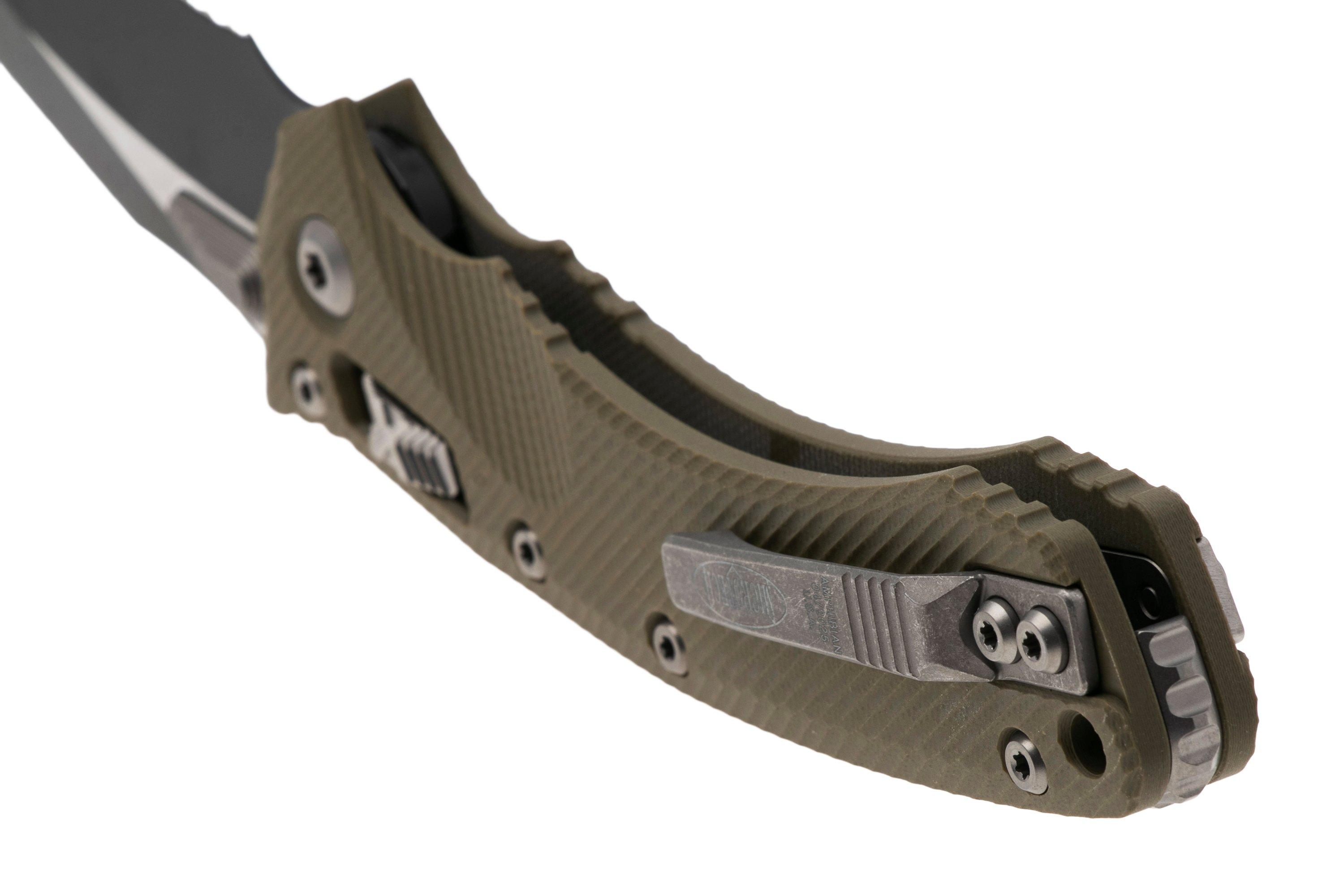 Microtech Amphibian 137RL-2FLGTOD, Two Tone Black M390MK, Fluted OD ...