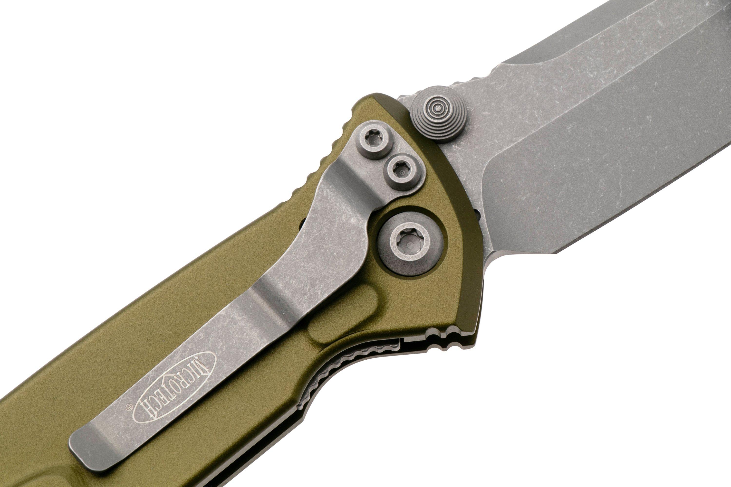Microtech Socom Elite 161-10APOD, Stonewashed M390 Tanto, OD Green ...
