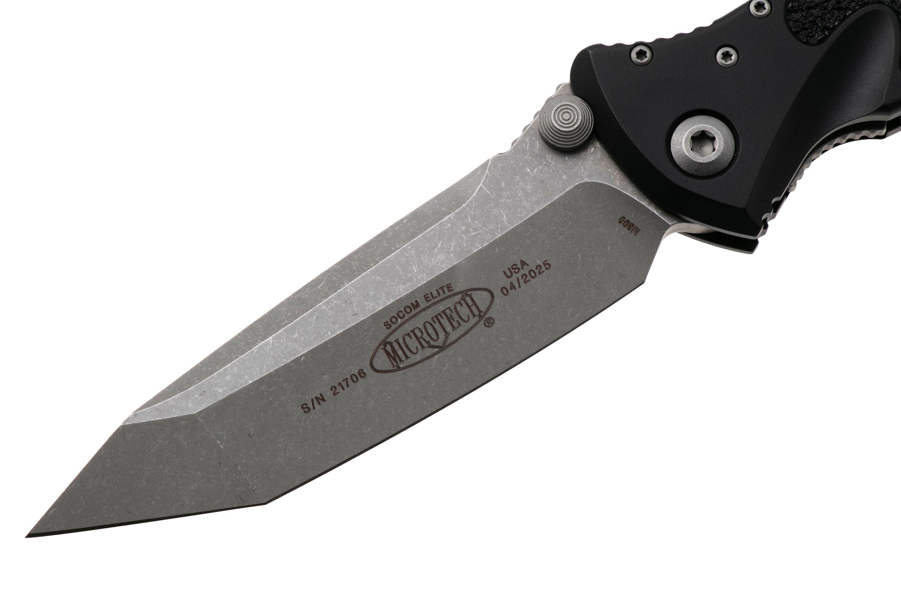 Microtech Socom Elite 161-10AP, Apocalyptic Stonewashed M390 Tanto ...