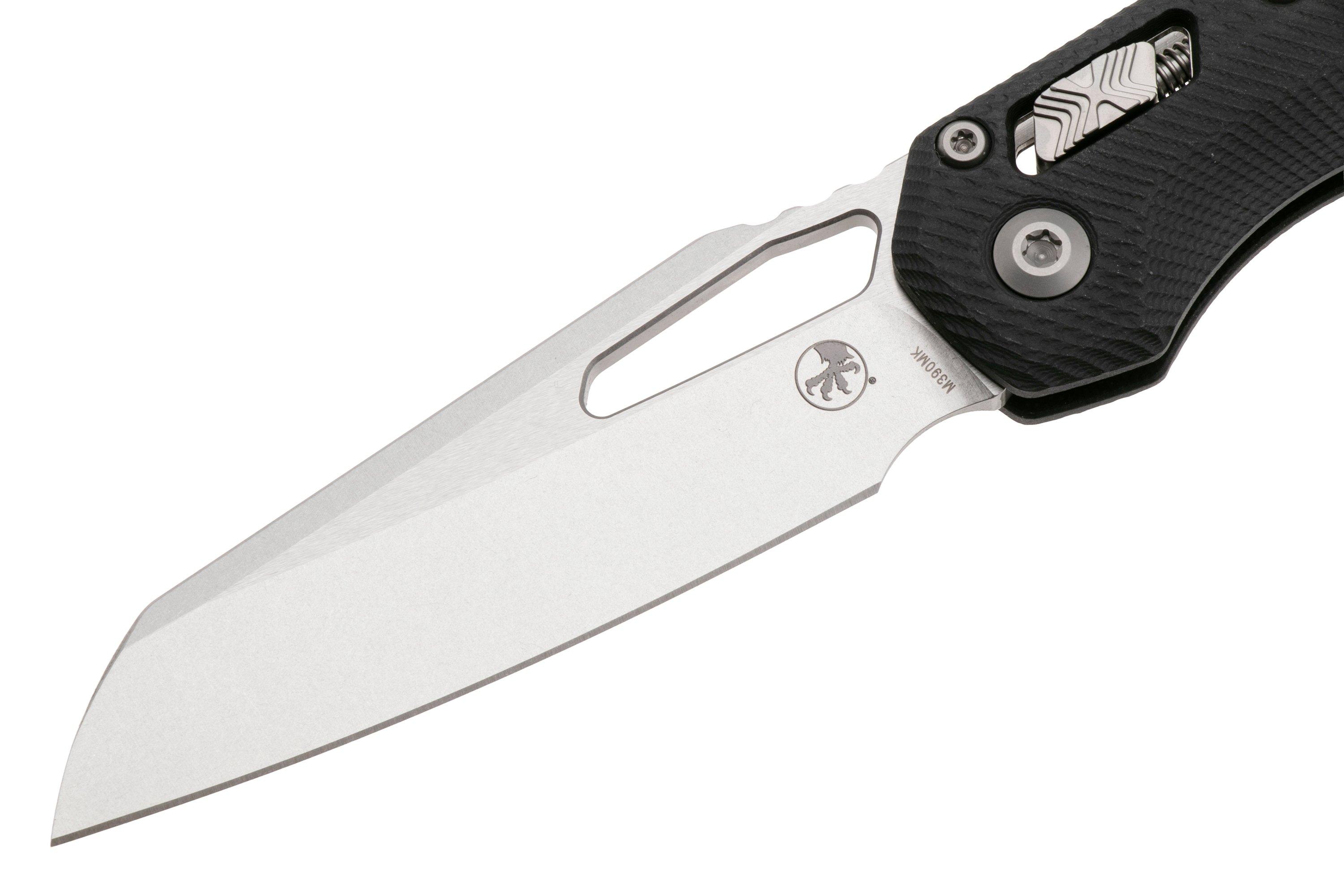 Microtech MSI Standard Issue 210-10FLGTBK, Stonewashed M390MK, Fluted ...