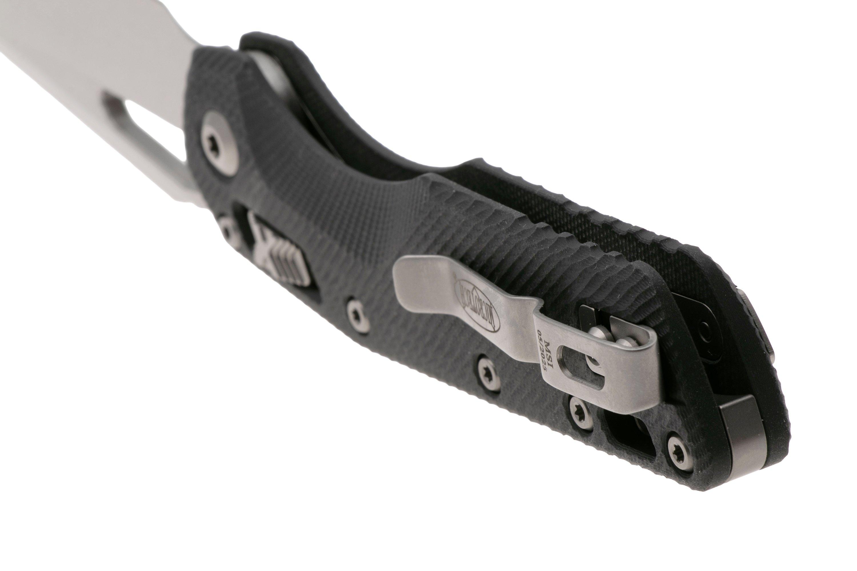 Microtech MSI Standard Issue 210-10FLGTBK, Stonewashed M390MK, Fluted ...