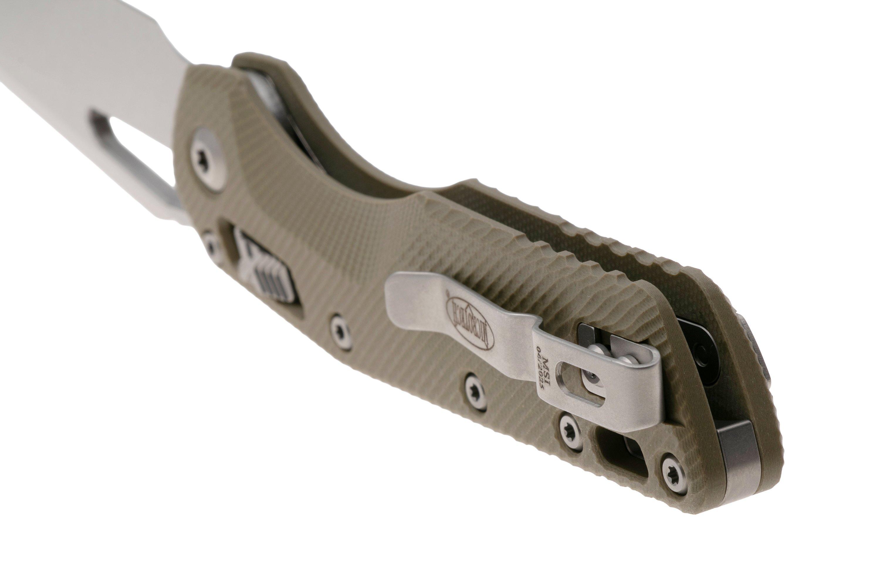 Microtech MSI Standard Issue 210-10FLGTOD, Stonewashed M390MK, Fluted ...