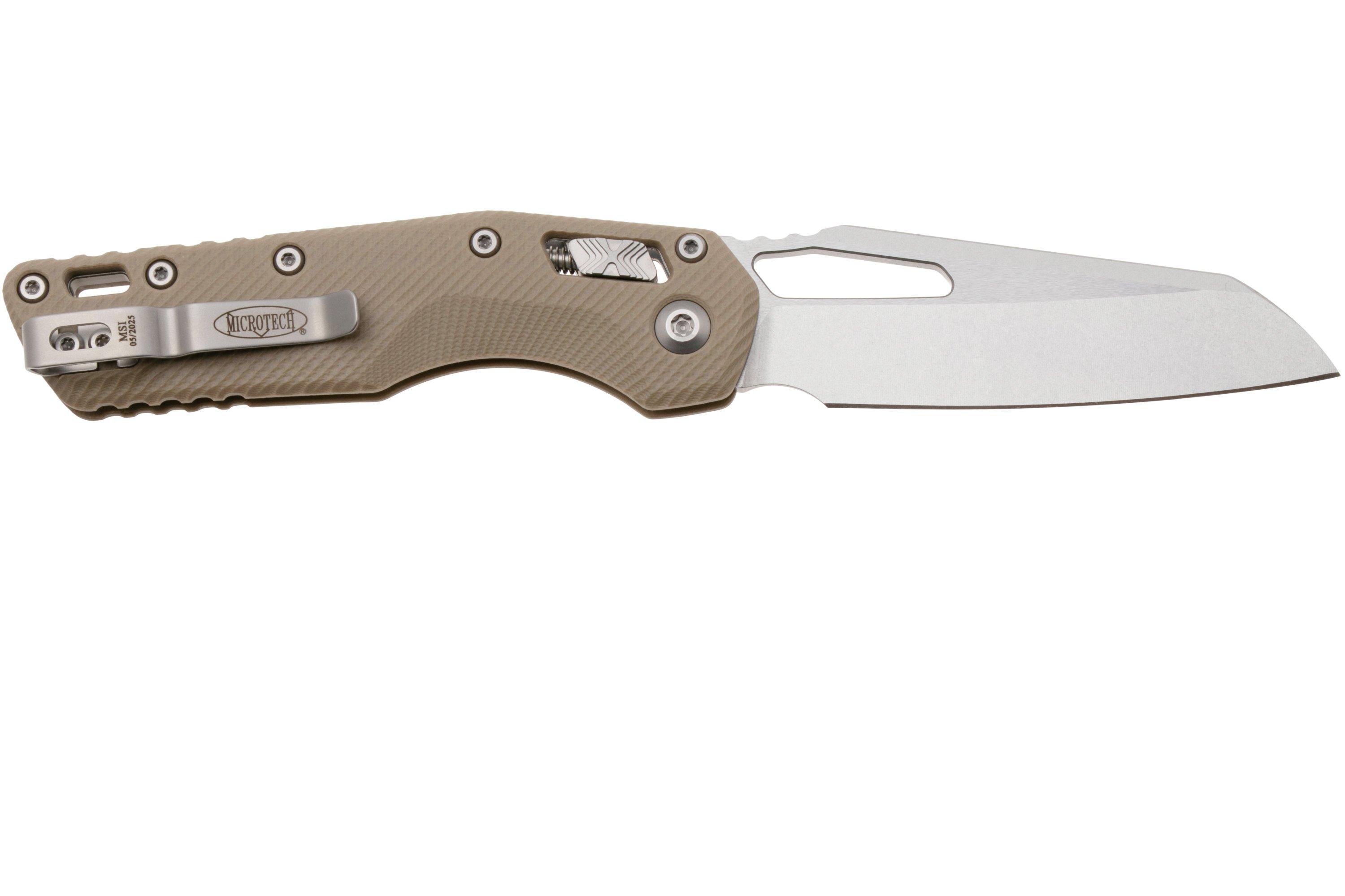 Microtech MSI Standard Issue 210-10FLGTTA, Stonewashed M390MK, Fluted ...