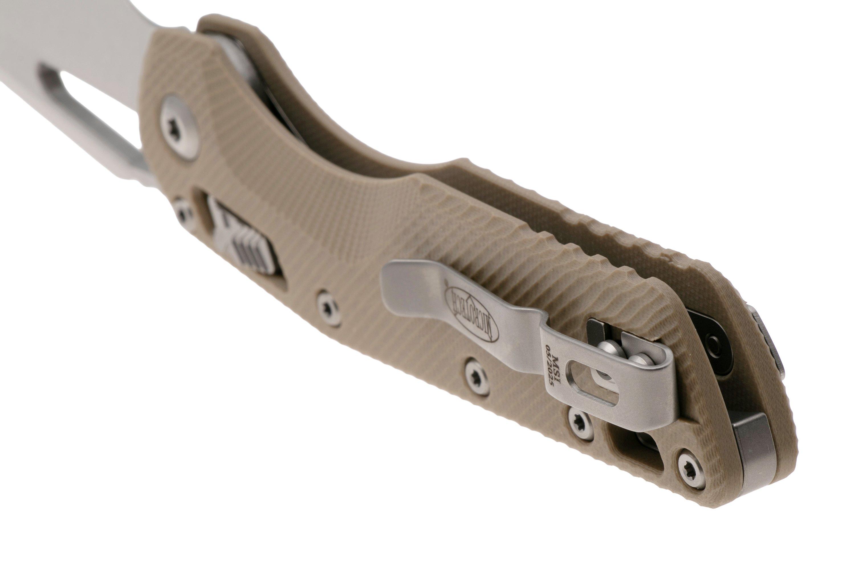 Microtech MSI Standard Issue 210-10FLGTTA, Stonewashed M390MK, Fluted ...