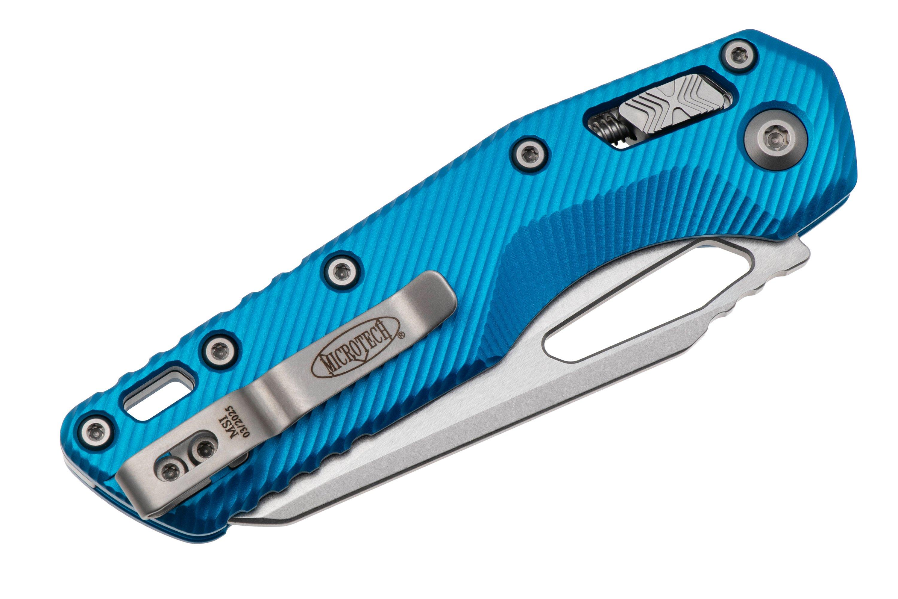 Microtech MSI Standard Issue 210-11FLBL, Stonewashed M390MK, Fluted ...