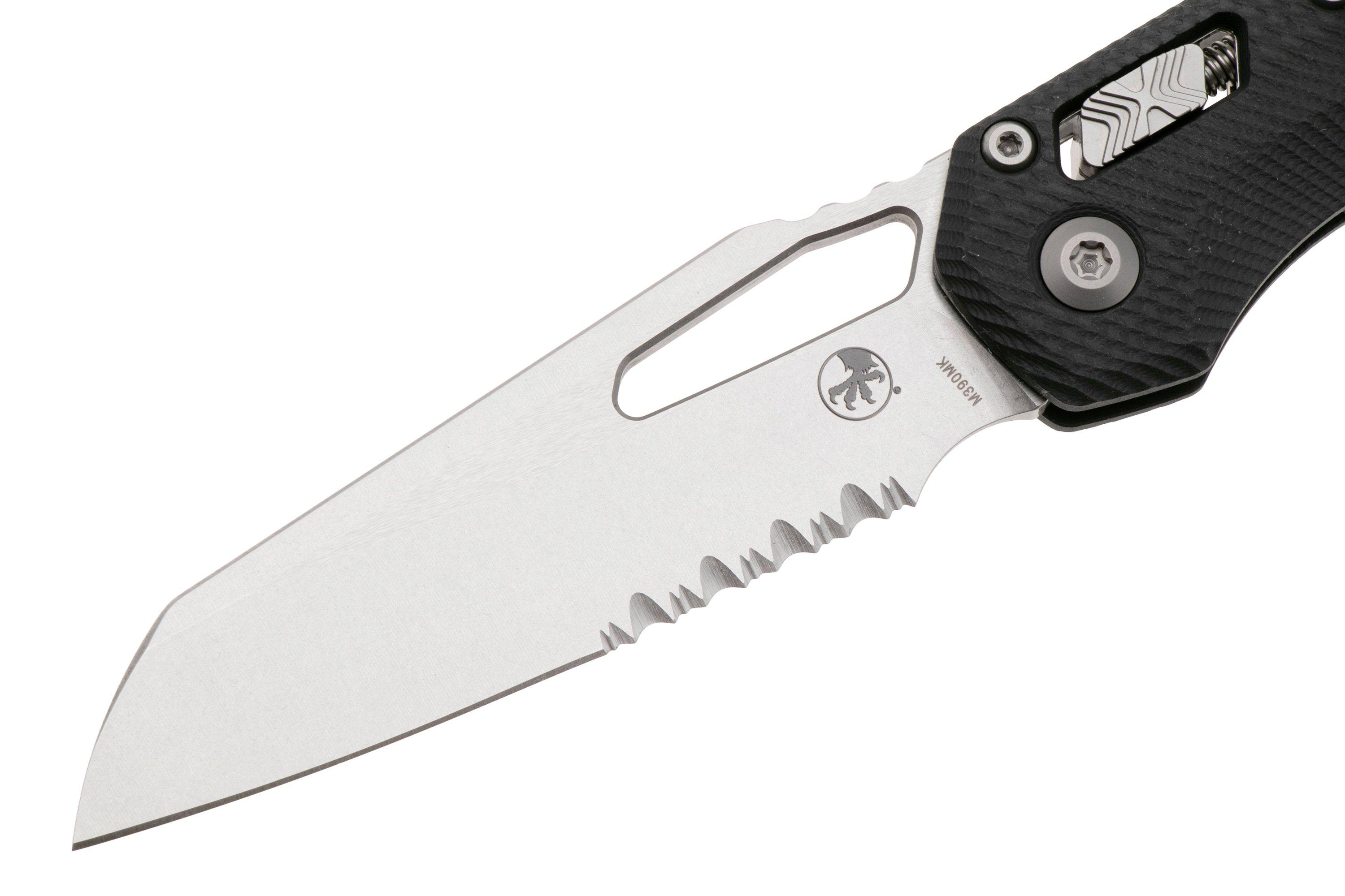 Microtech MSI Standard Issue 210-11FLGTBK, Stonewashed M390MK, Fluted ...