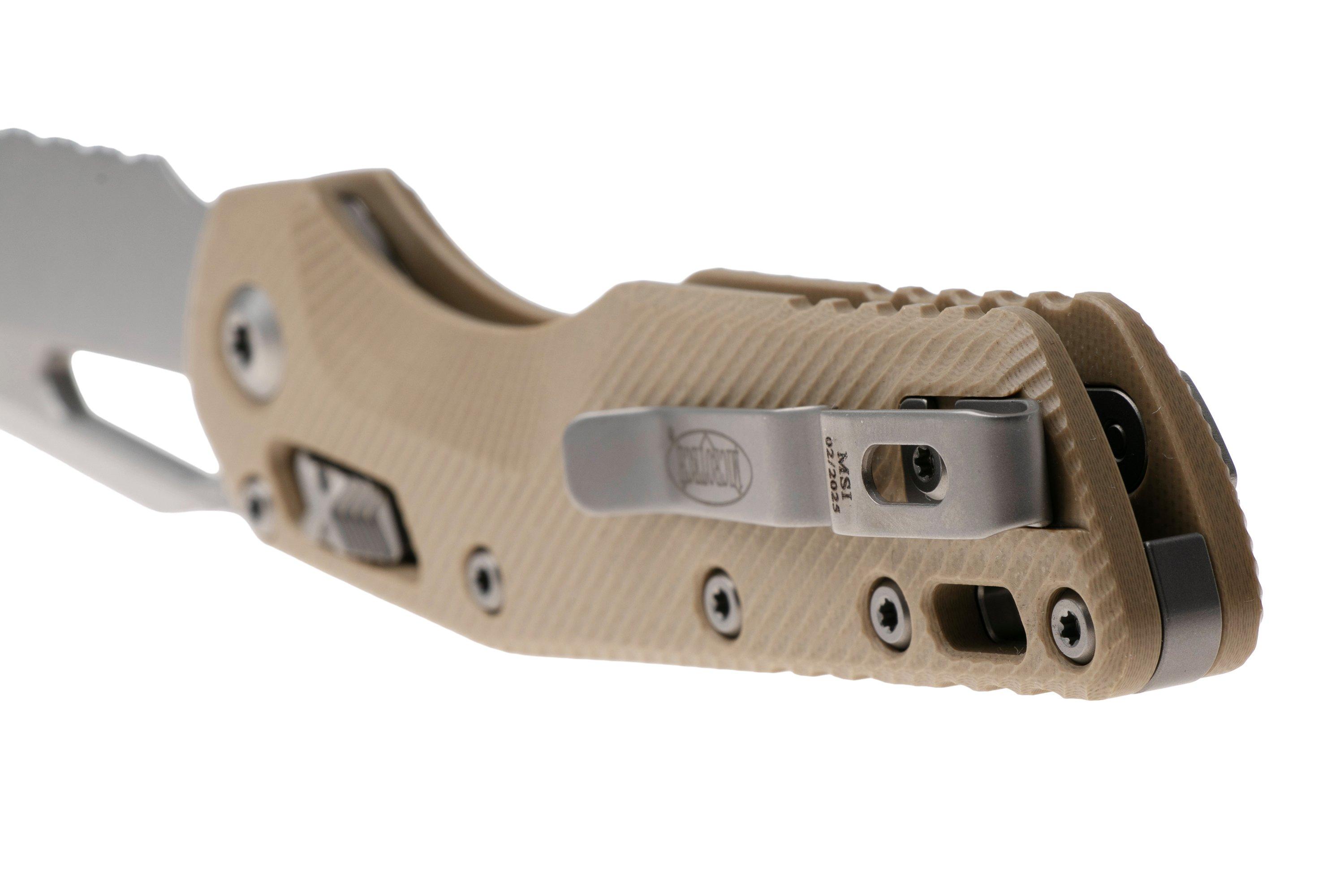 Microtech MSI Standard Issue 210-11FLGTTA, Stonewashed M390MK, Fluted ...