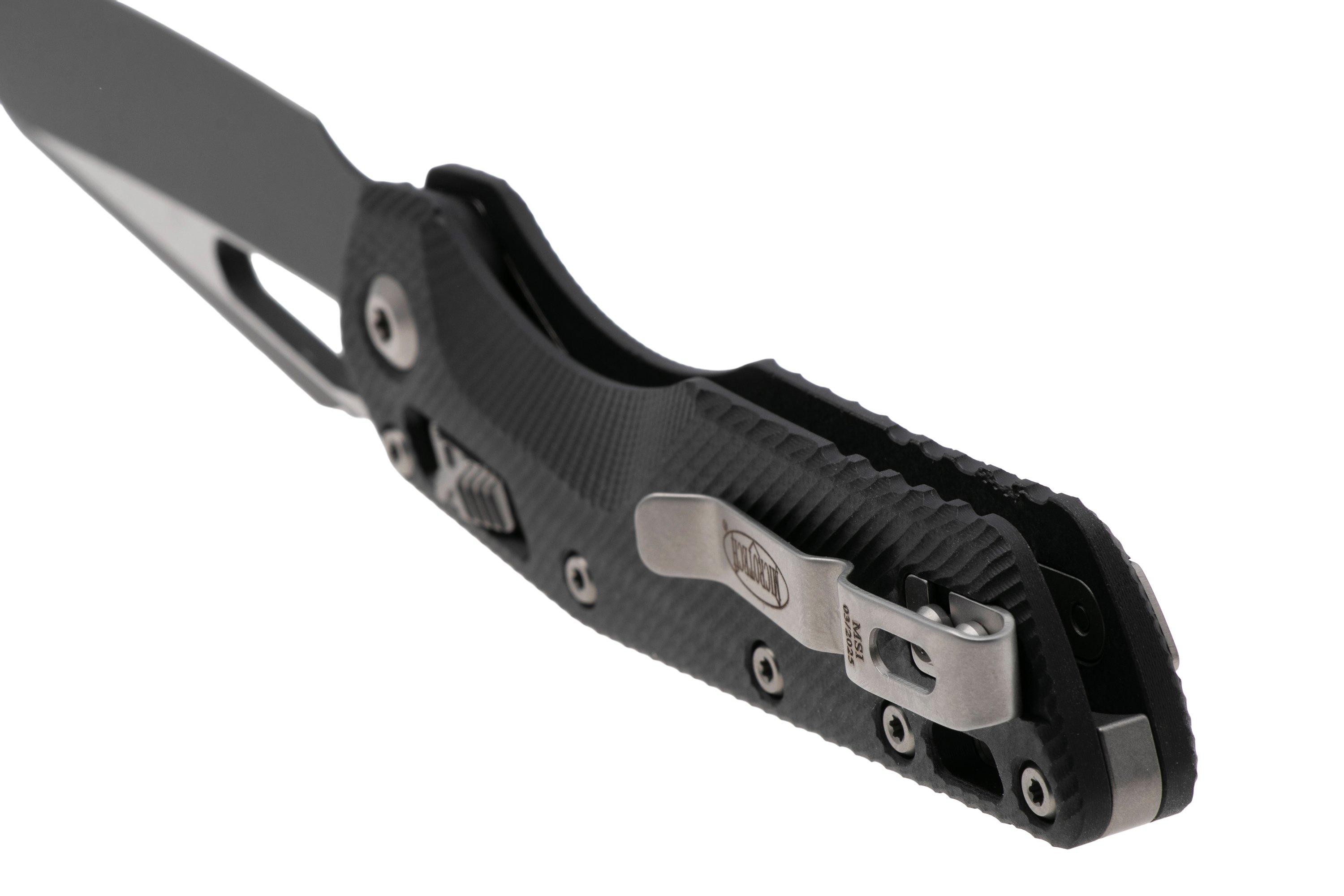 Microtech MSI Standard Issue 210-1FLGTBK, Two Tone Black M390MK, Fluted ...