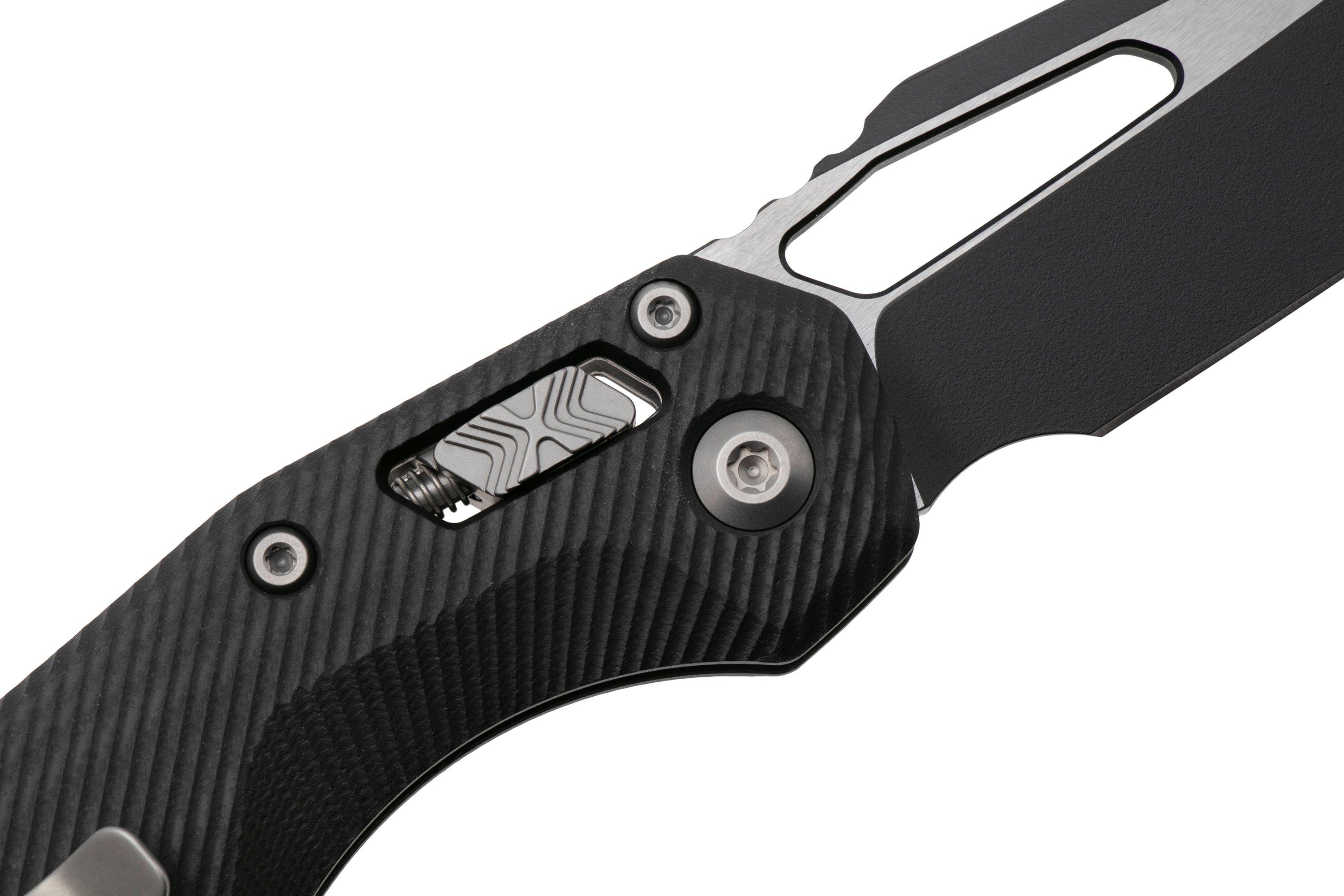 Microtech MSI Standard Issue 210-1FLGTBK, Two Tone Black M390MK, Fluted ...
