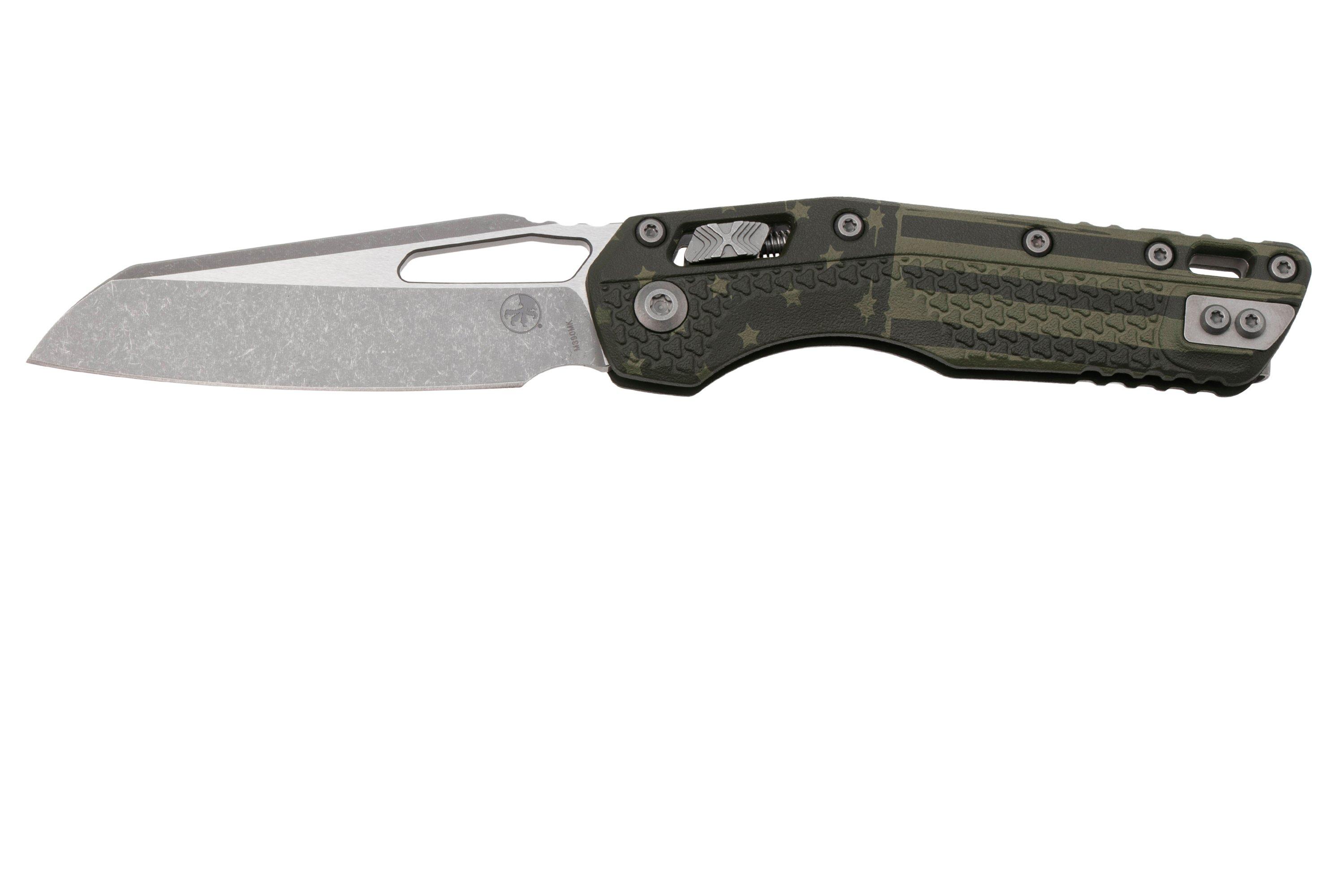 Microtech MSI Standard Issue 210T-10APPMODFLAG, Apocalyptic Stonewashed ...