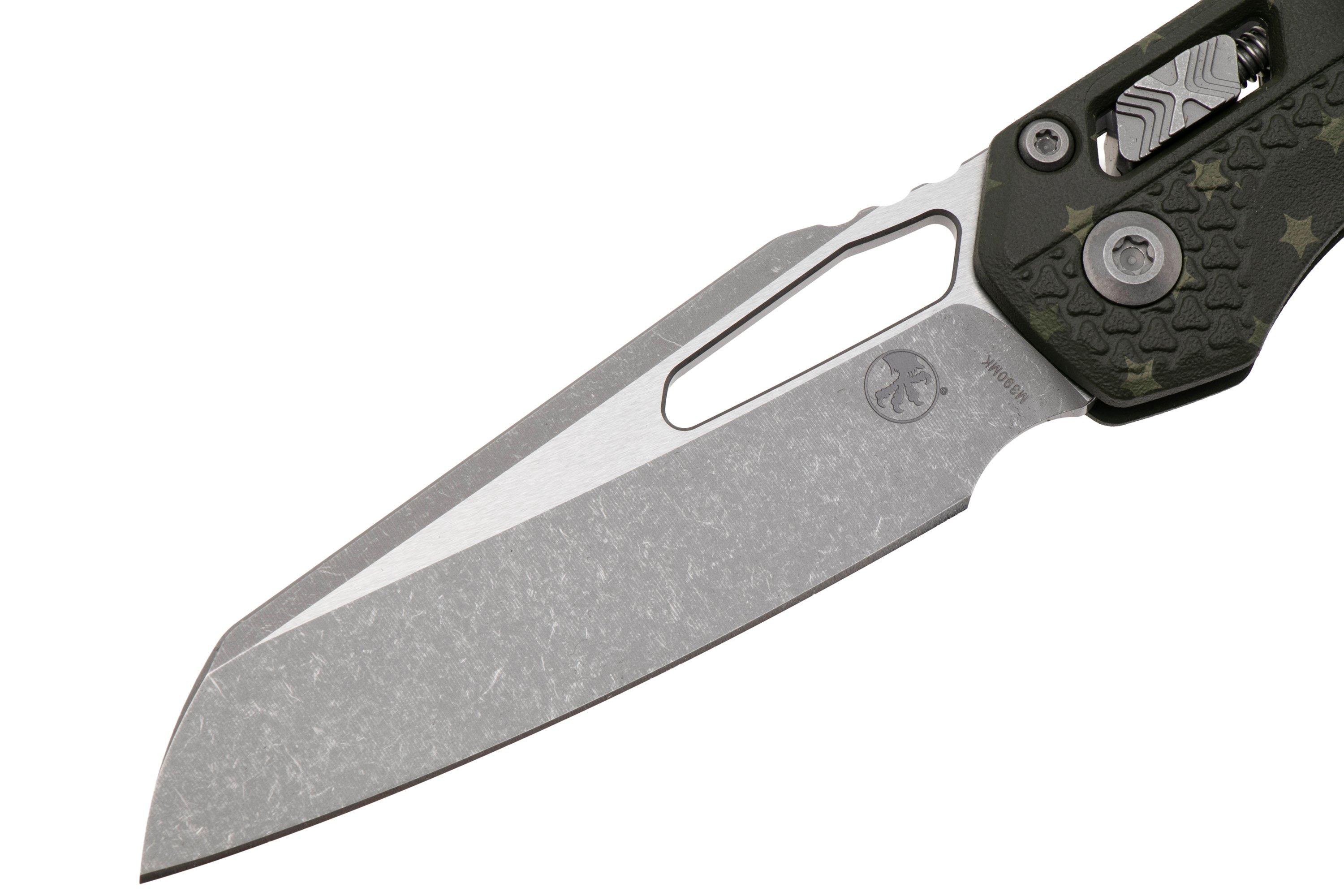 Microtech MSI Standard Issue 210T-10APPMODFLAG, Apocalyptic Stonewashed ...