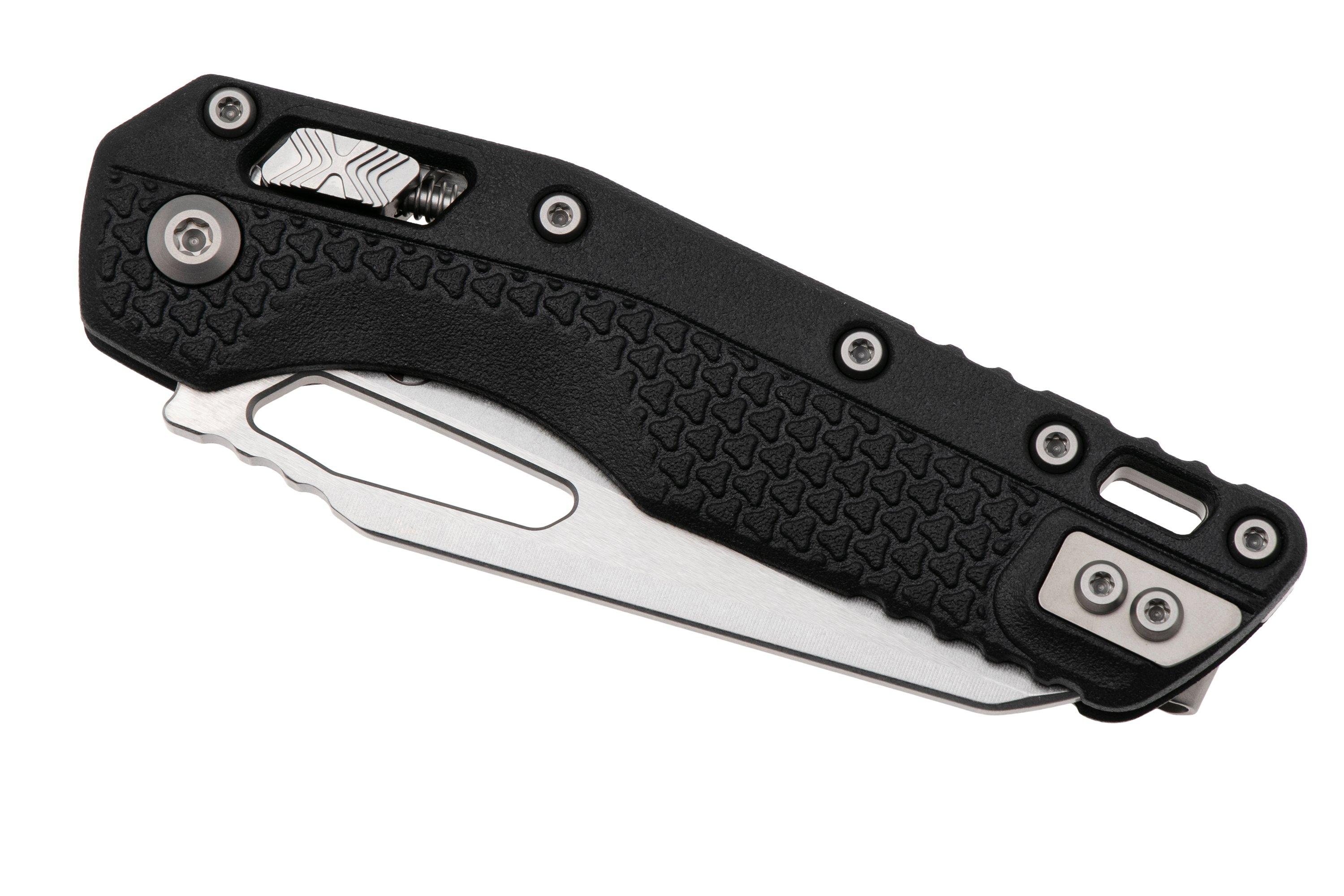 Microtech MSI Standard Issue 210T-11PMBK Stonewashed M390MK, Black Tri ...