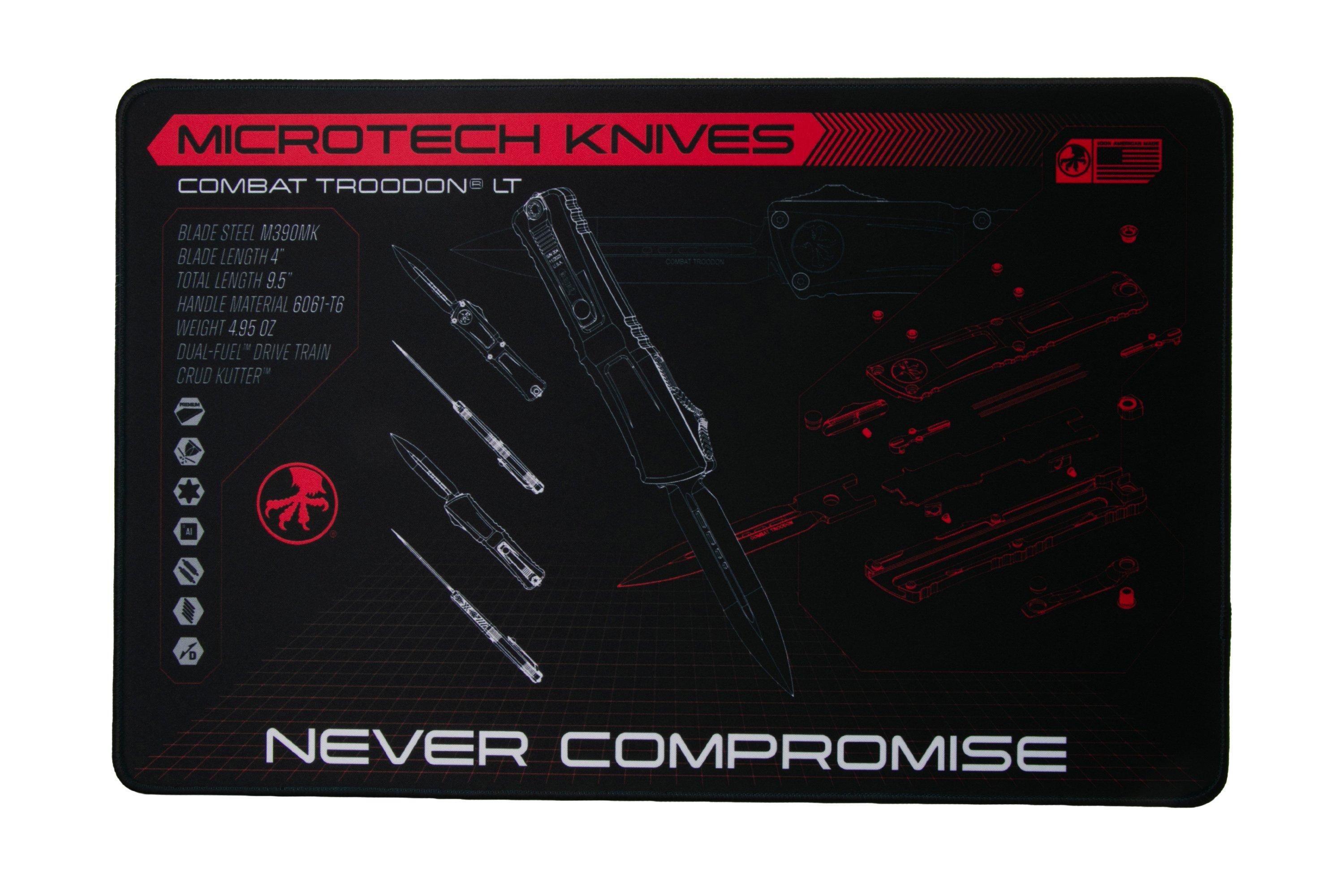 Microtech Combat Troodon Black MAT-CT, tappetino da presentazione/mouse ...