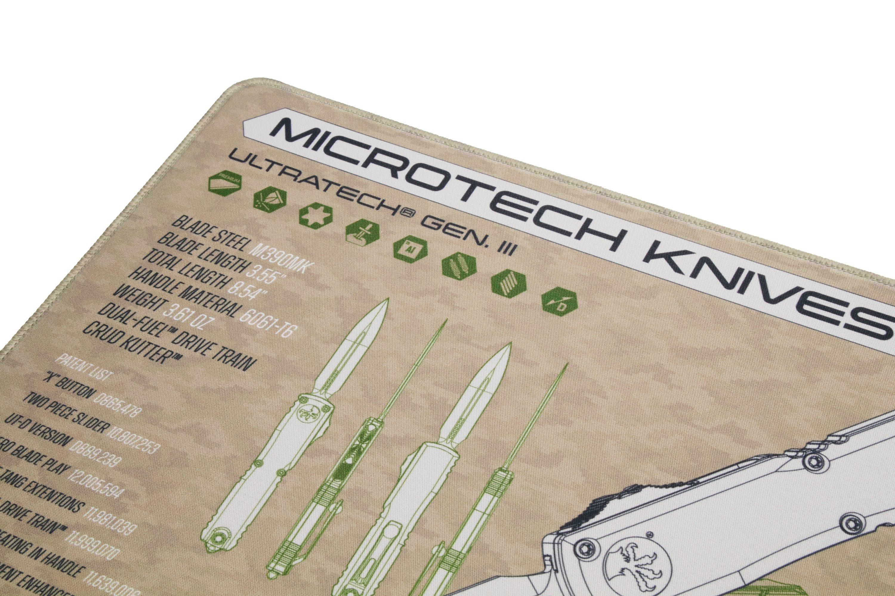 Microtech Ultratech ZBP Tan MAT-UTZBP, tappetino da presentazione/mouse ...