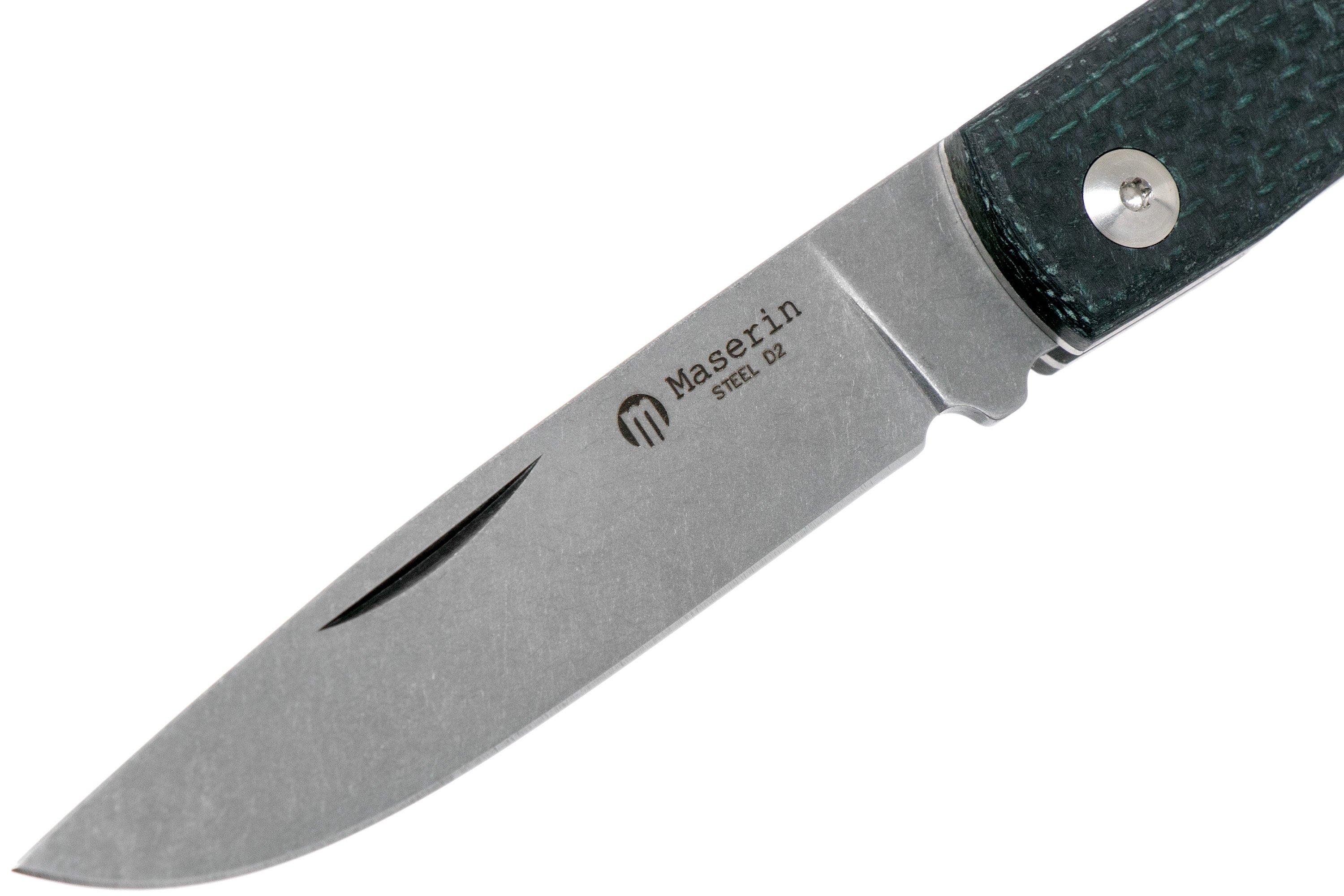Maserin Scout Blue Micarta pocket knife, 163-MB | Advantageously ...