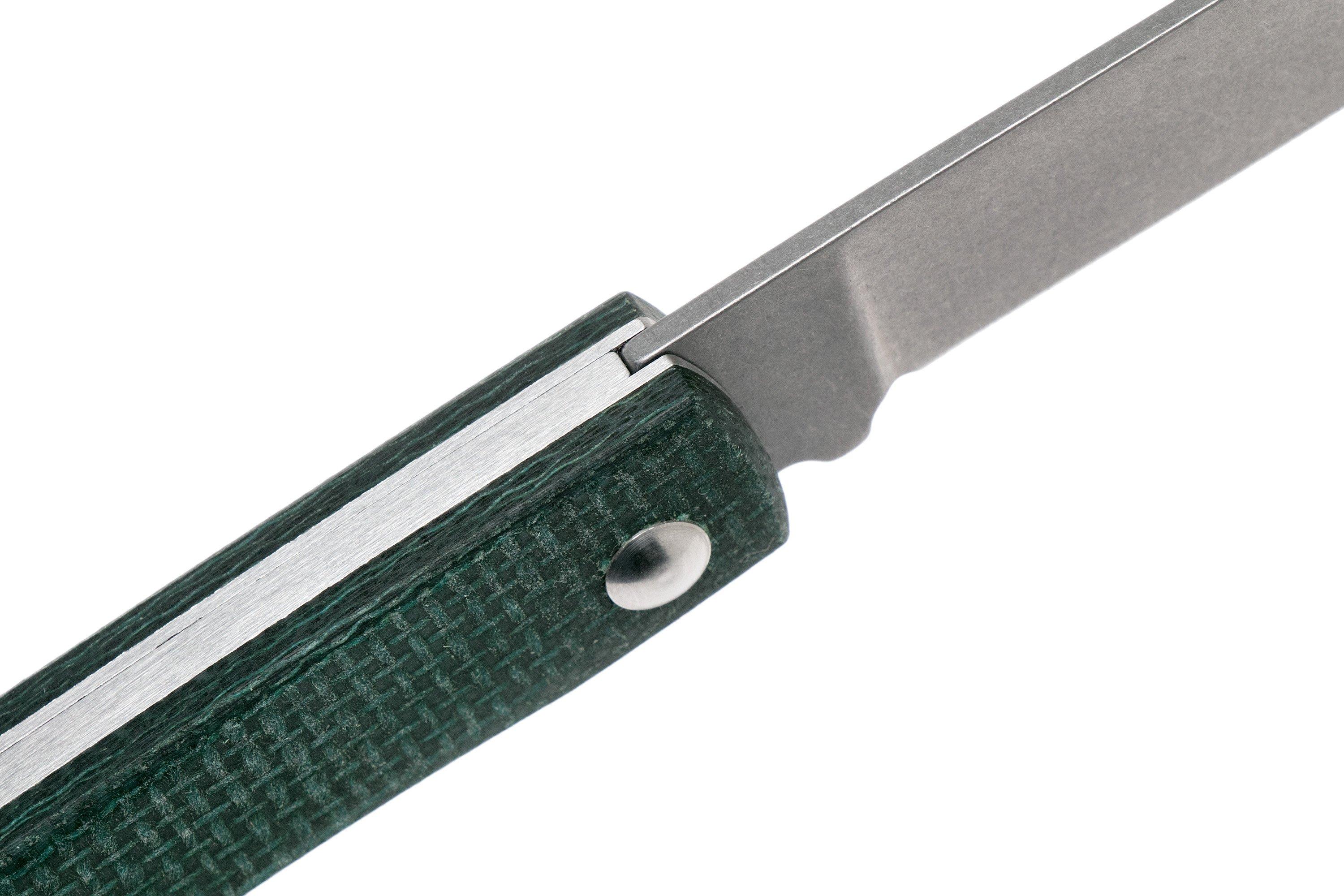 Maserin Scout Green Micarta pocket knife, 163-MV | Advantageously ...