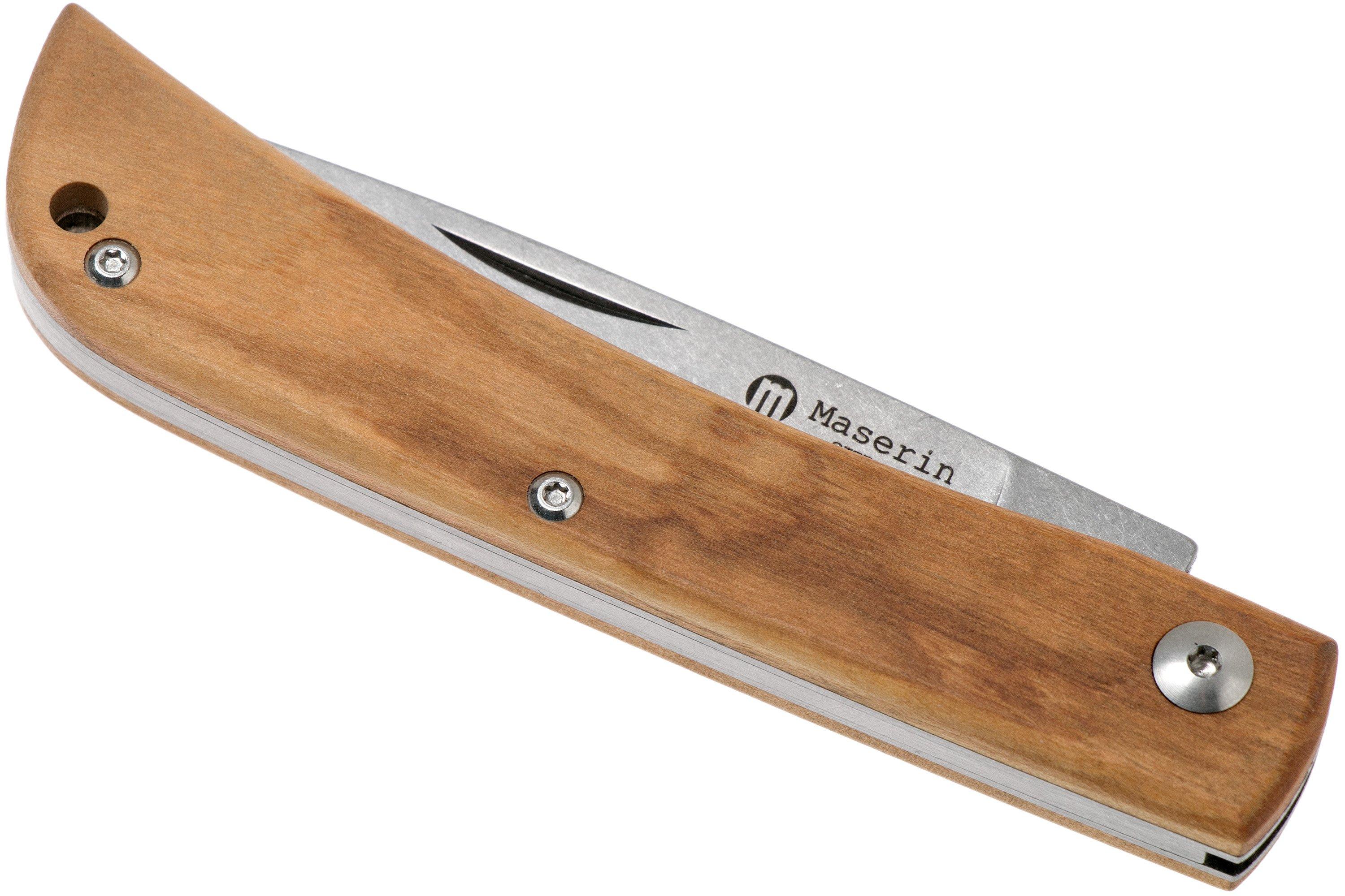 Maserin Scout Olive Wood pocket knife, 163-OL | Advantageously shopping ...