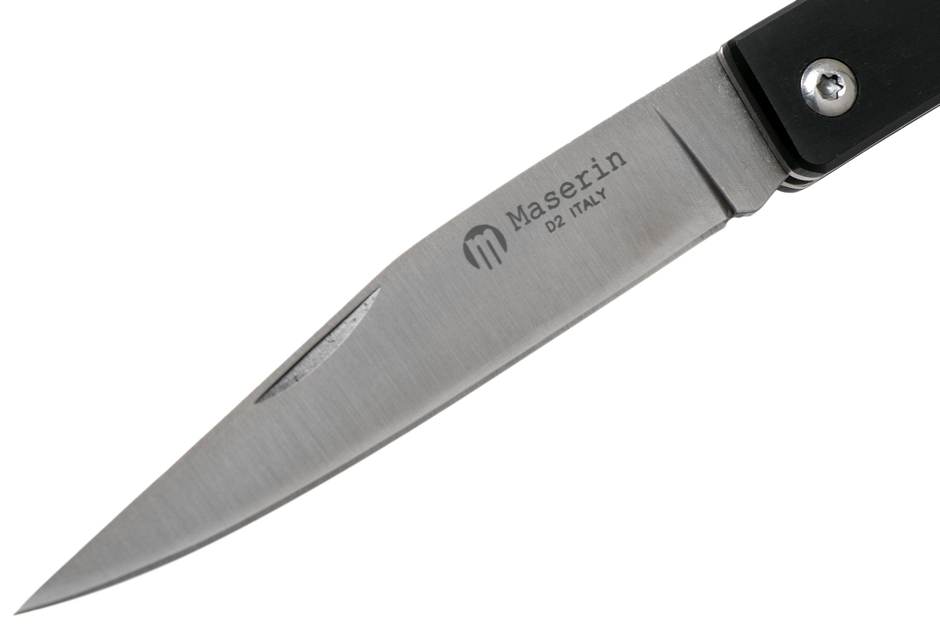Maserin EDC Black 164-MN slipjoint pocket knife | Advantageously ...
