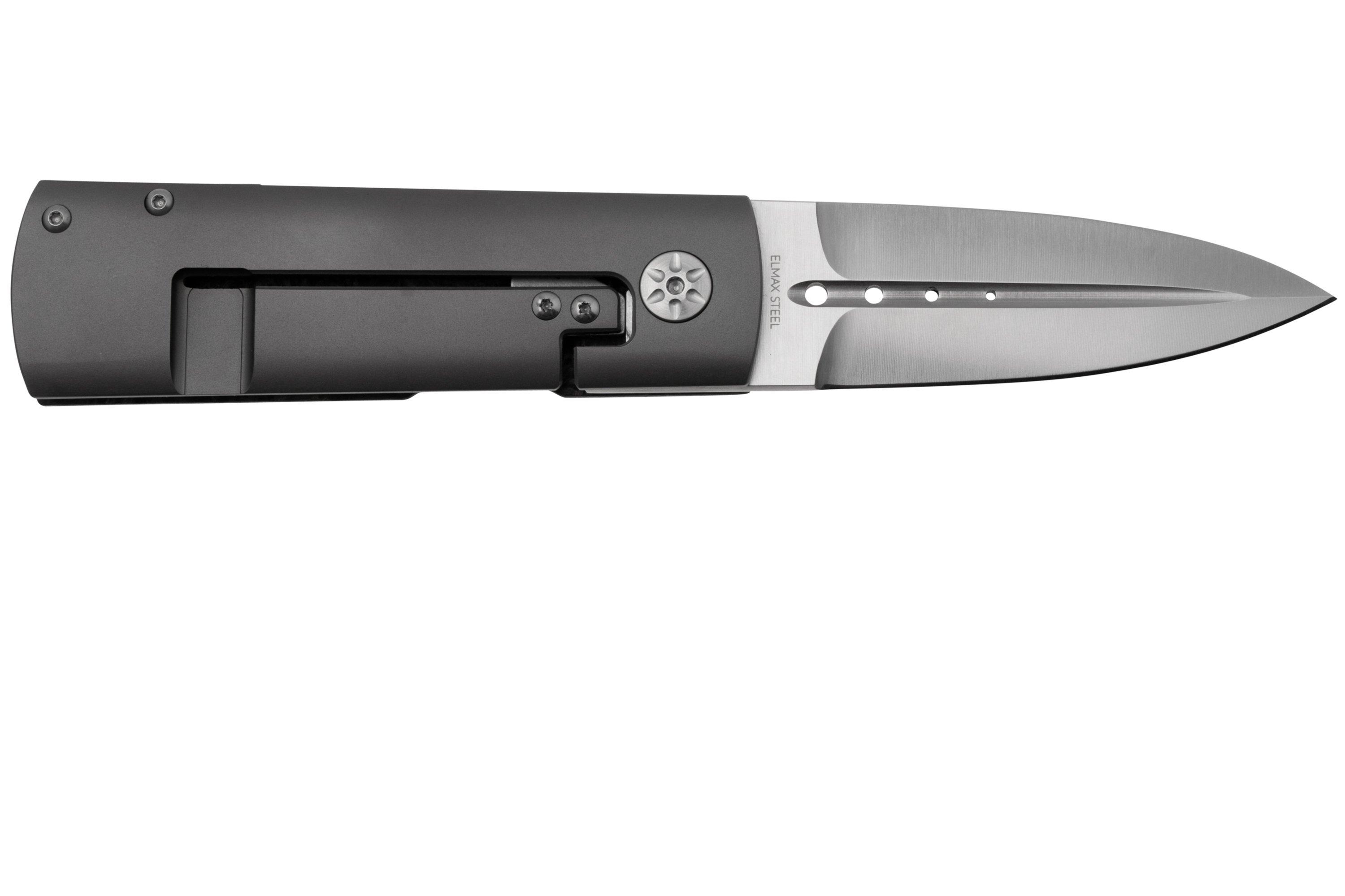 Maserin Daga 372-G, Elmax, Gold Fatcarbon, pocket knife, Attilio ...