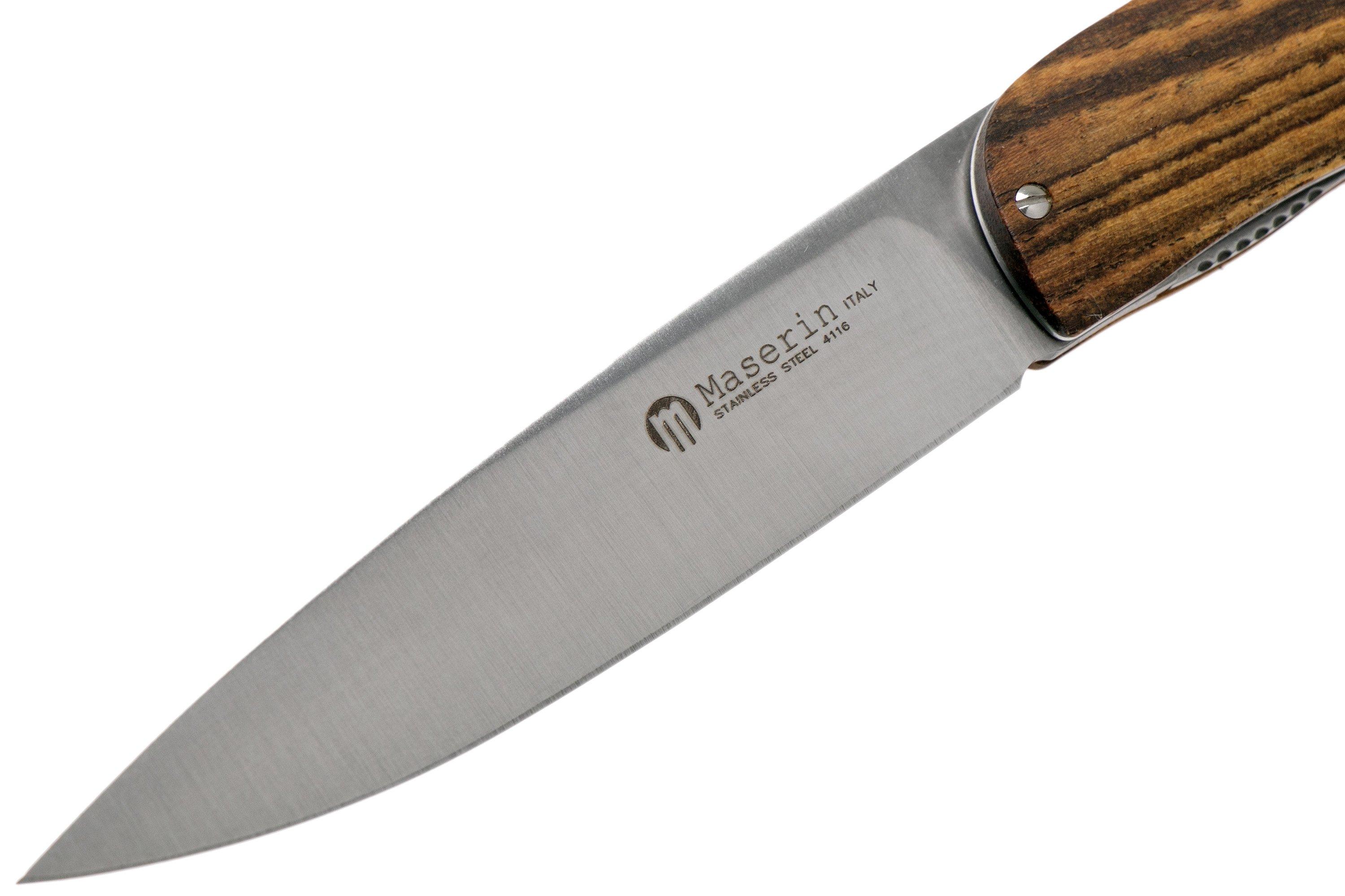 Maserin Gourmet Bocote pocket knife, 380/BO | Advantageously shopping ...