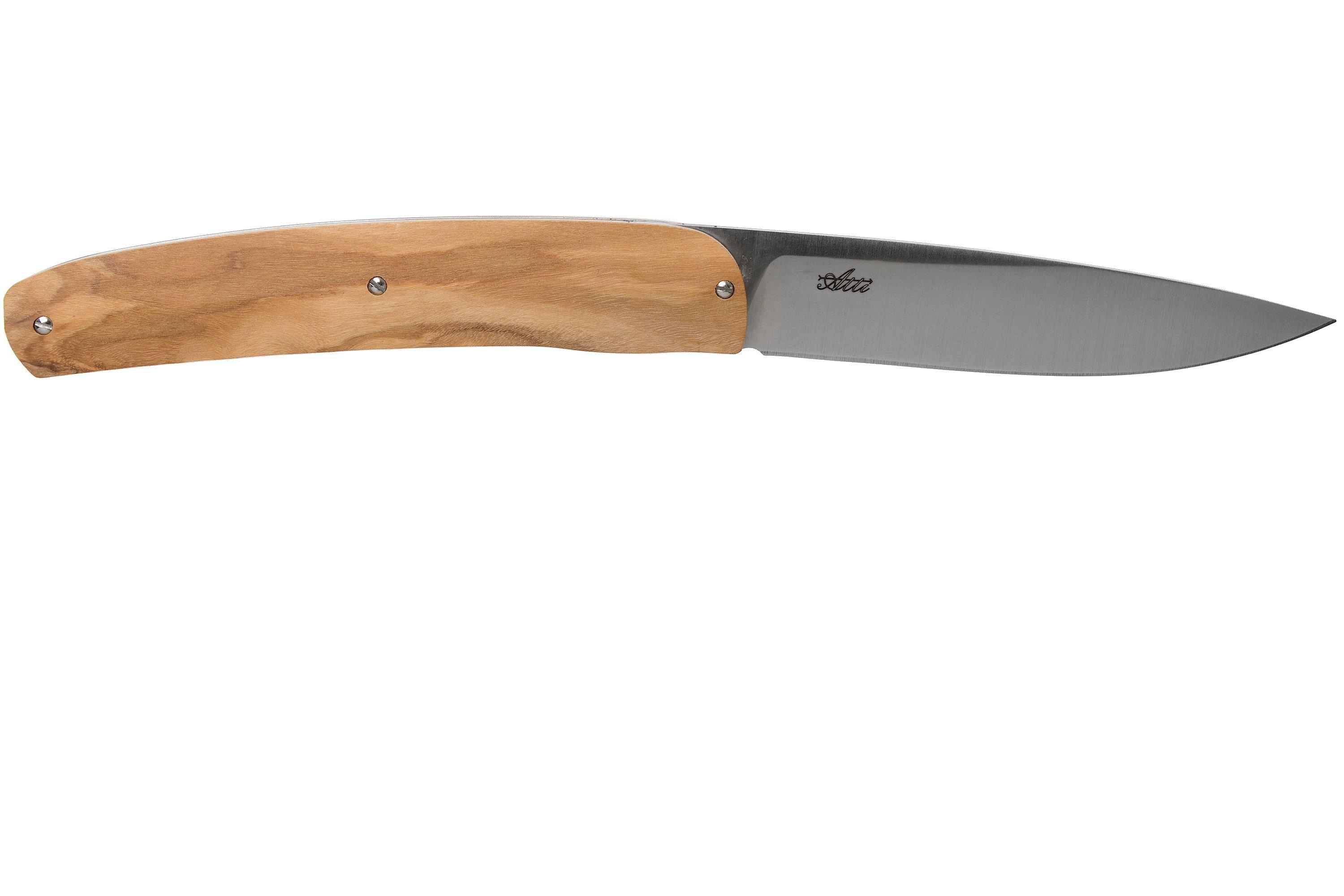 Maserin Gourmet Olive wood pocket knife, 380/OL | Advantageously ...