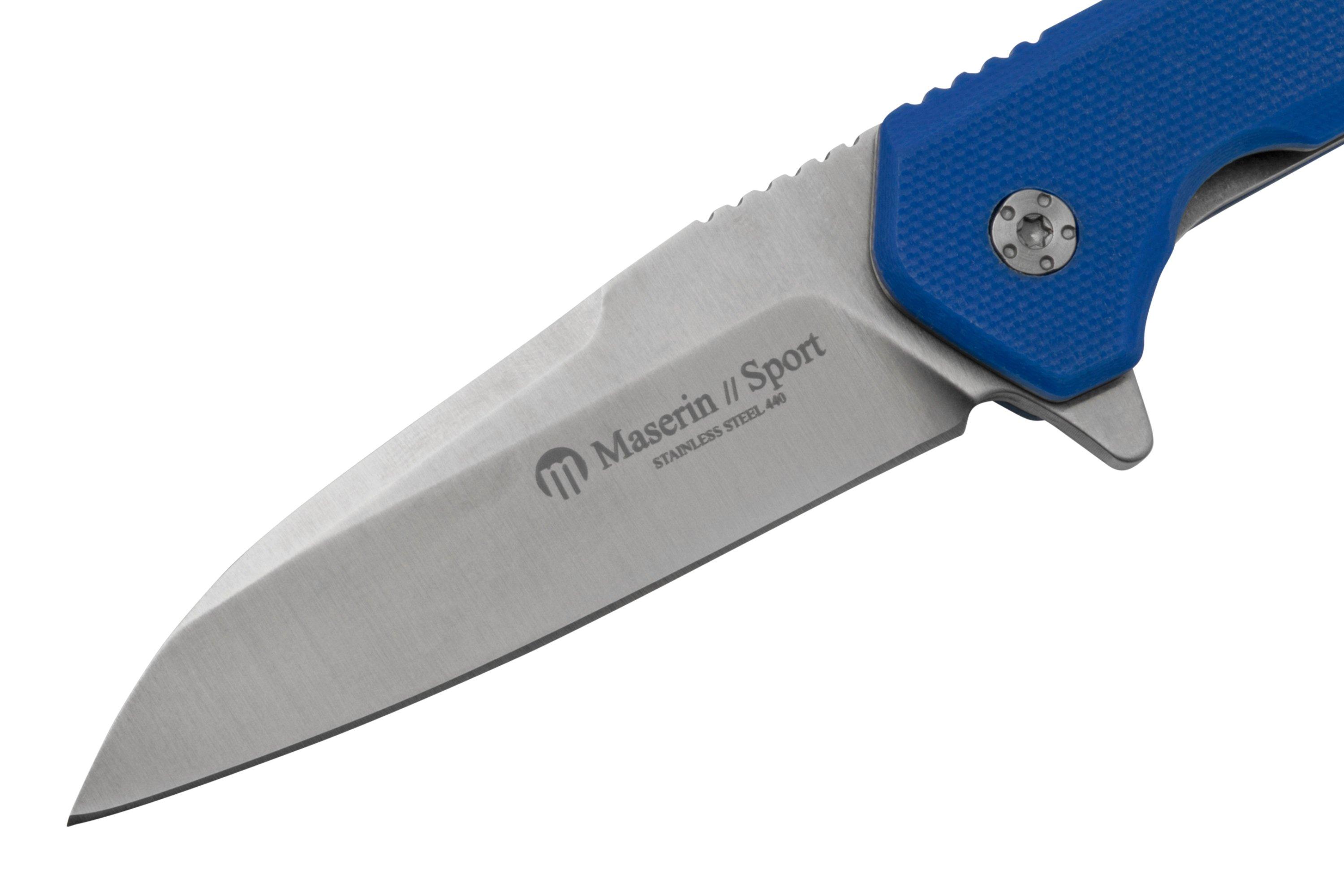 Maserin Sport 3 46003G10B Blue G10 pocket knife | Advantageously ...