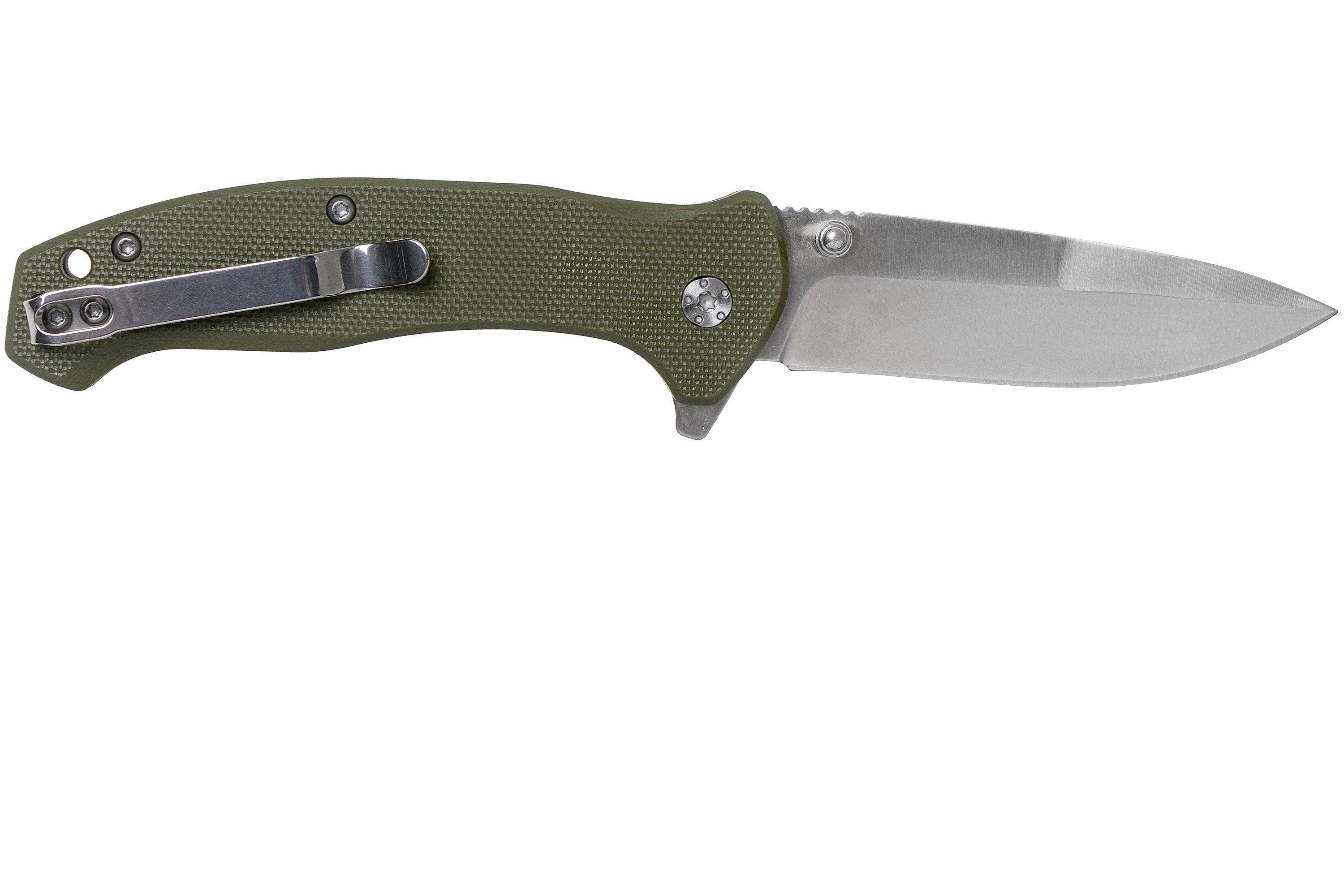 Maserin Sport 5 46005G10V Green G10 pocket knife | Advantageously ...