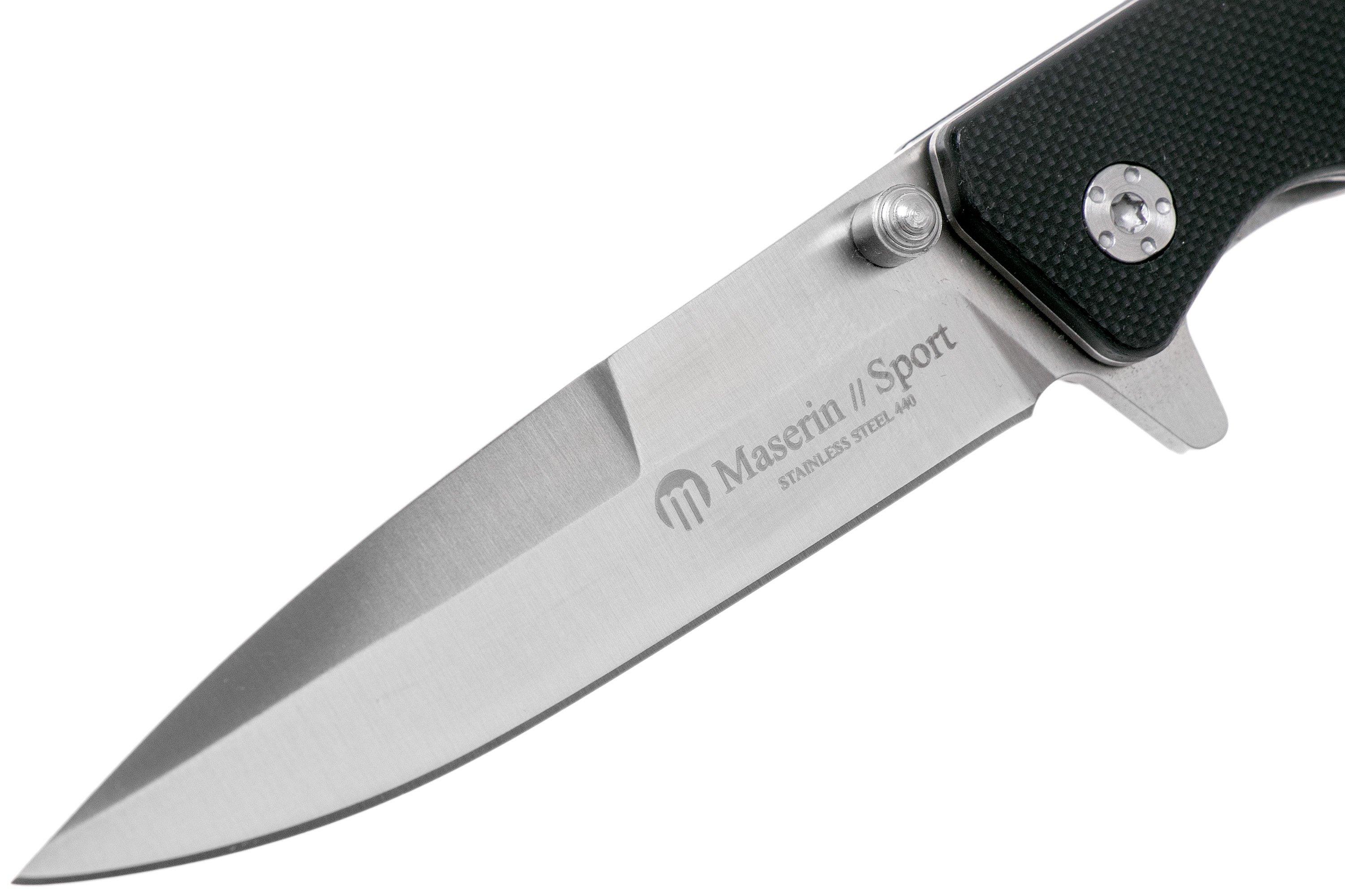 Maserin Sport 6 46006G10N Black G10 coltello da tasca | Fare acquisti ...