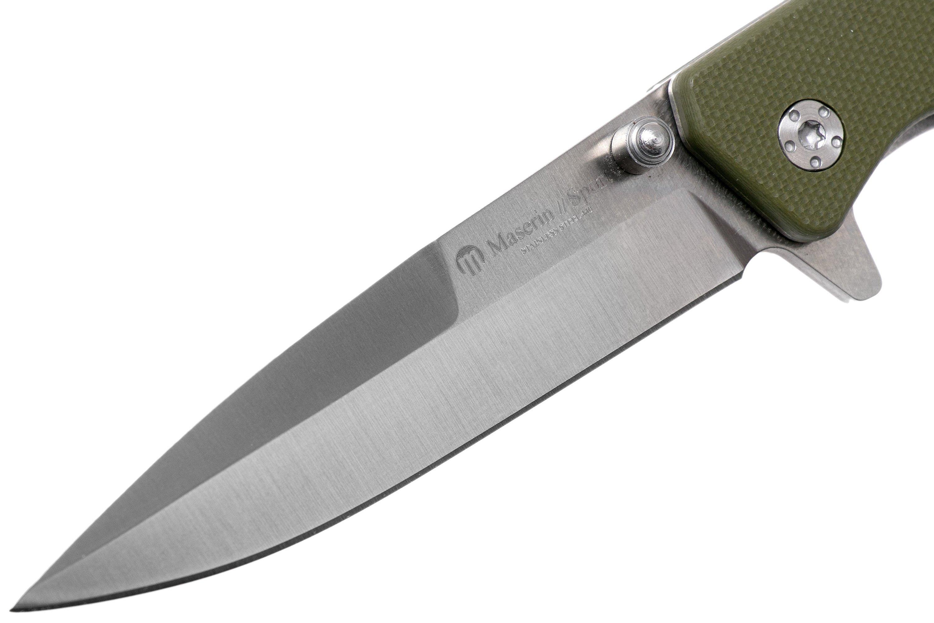 Maserin Sport 6 46006G10V Green G10 pocket knife | Advantageously ...