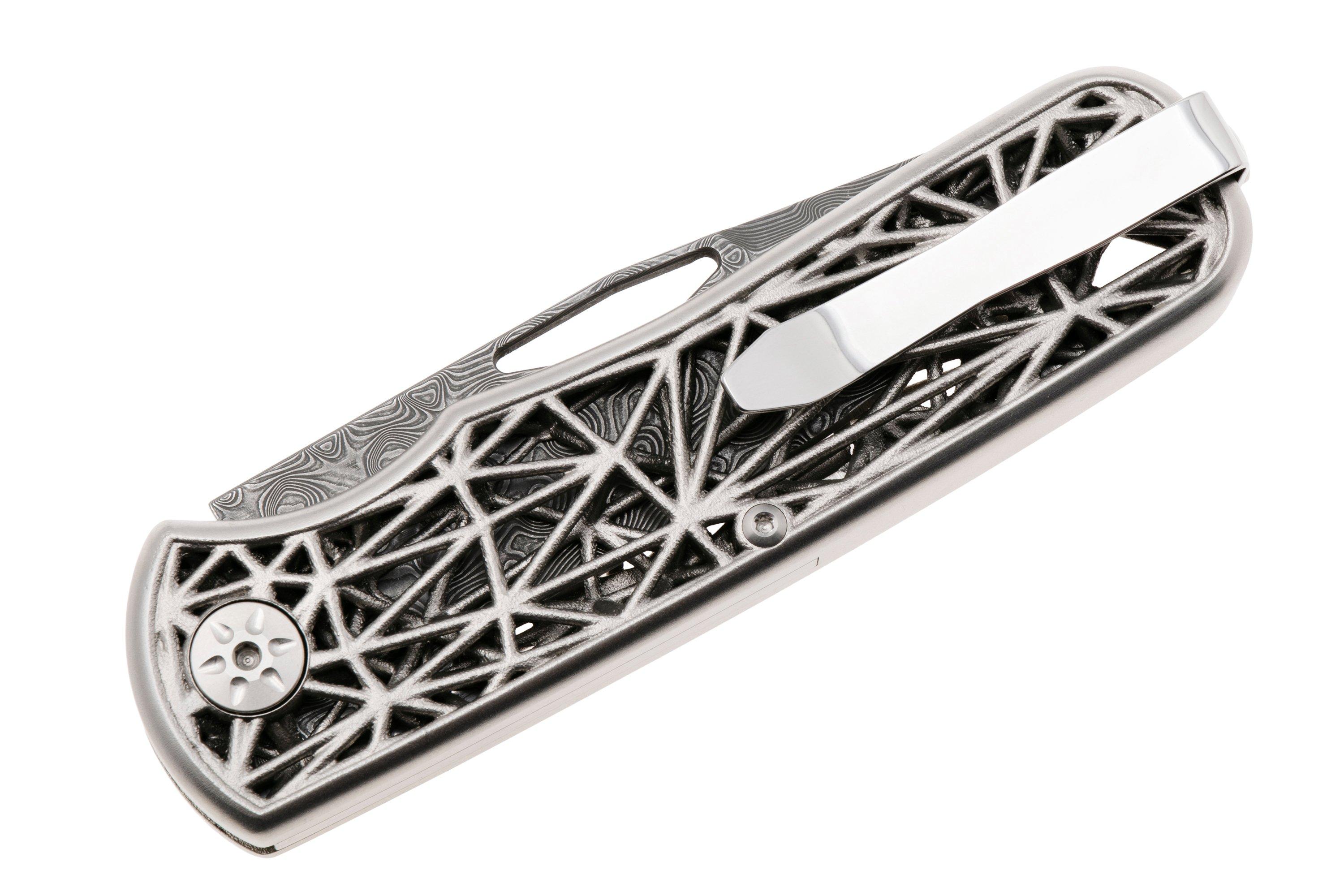 Maserin 504/D Nexus Small Roses Damascus, Steel 3D Printed, Limited ...