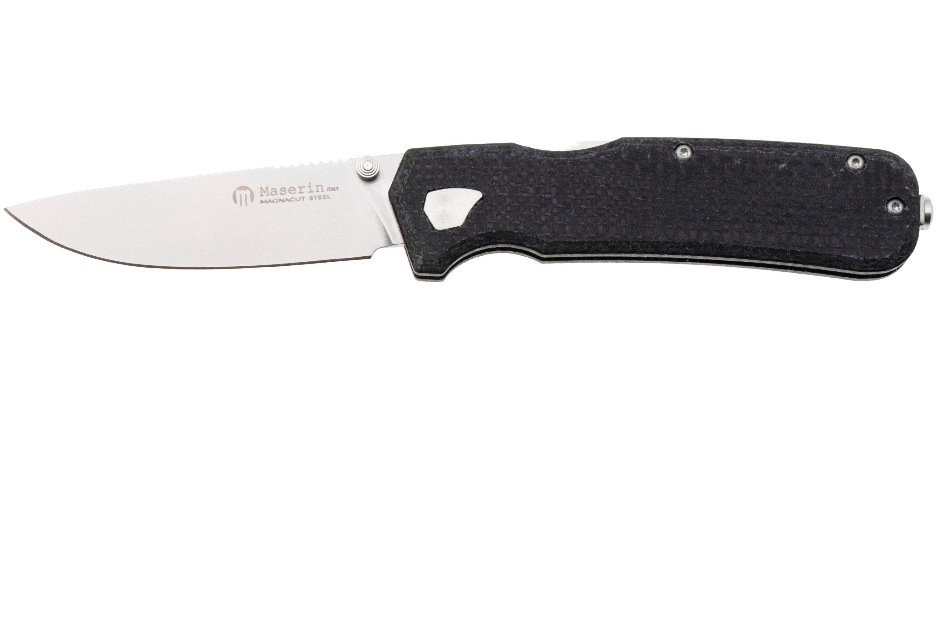 Maserin 630/MCM Pulse Magnacut, Black Micarta, pocket knife, Igor ...